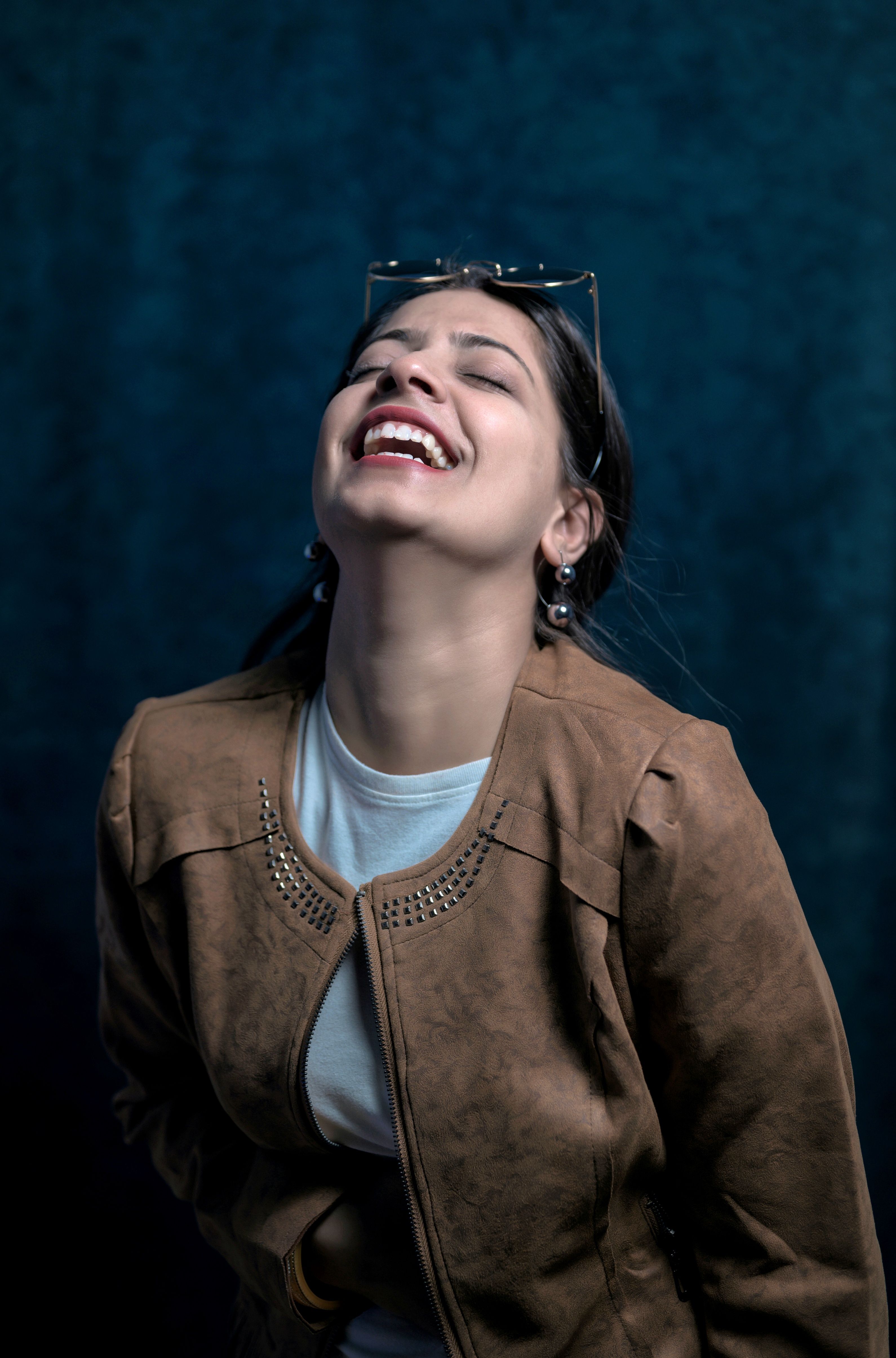 A Student Laughing · Free Stock Photo