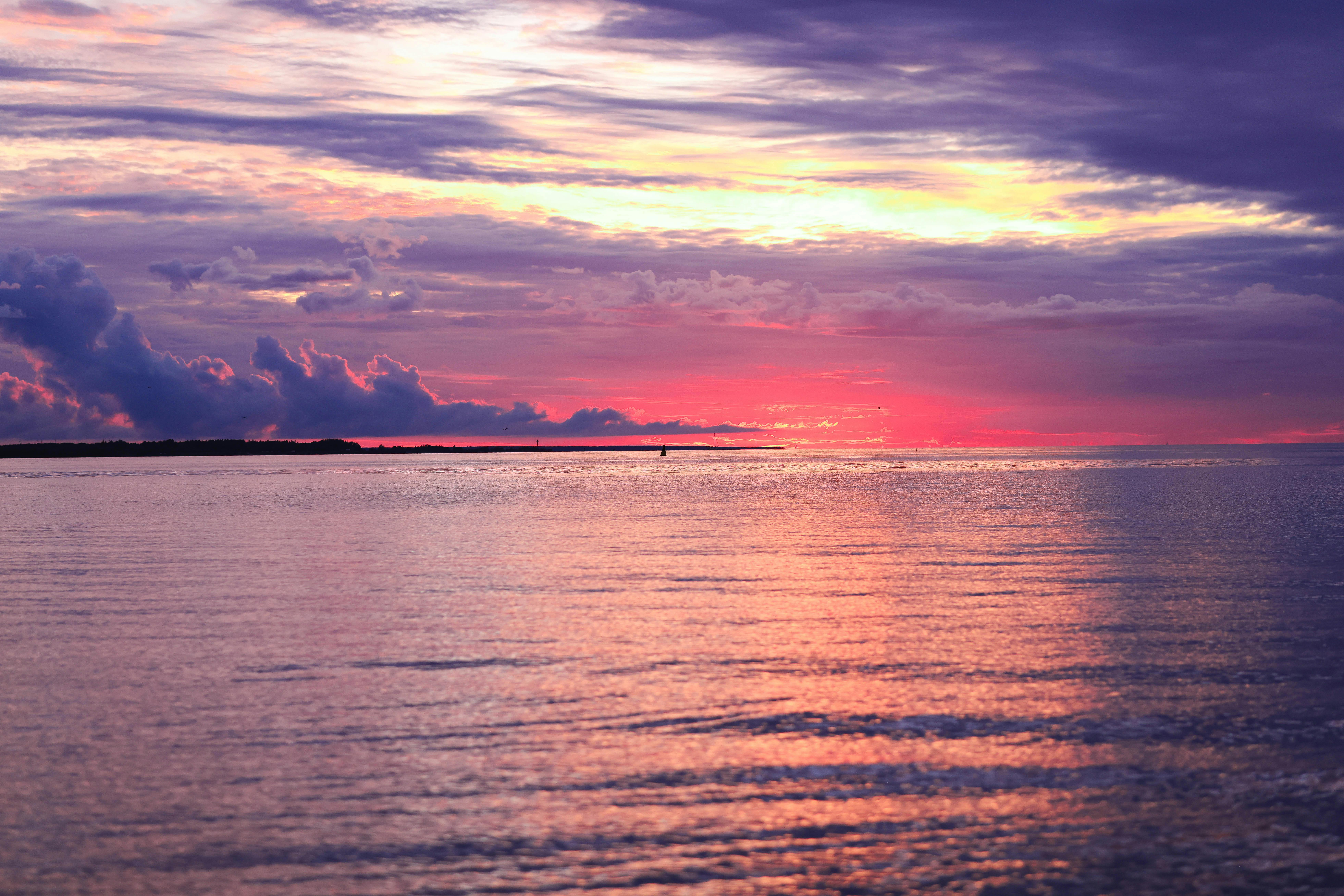 Body of Water during Sunset · Free Stock Photo