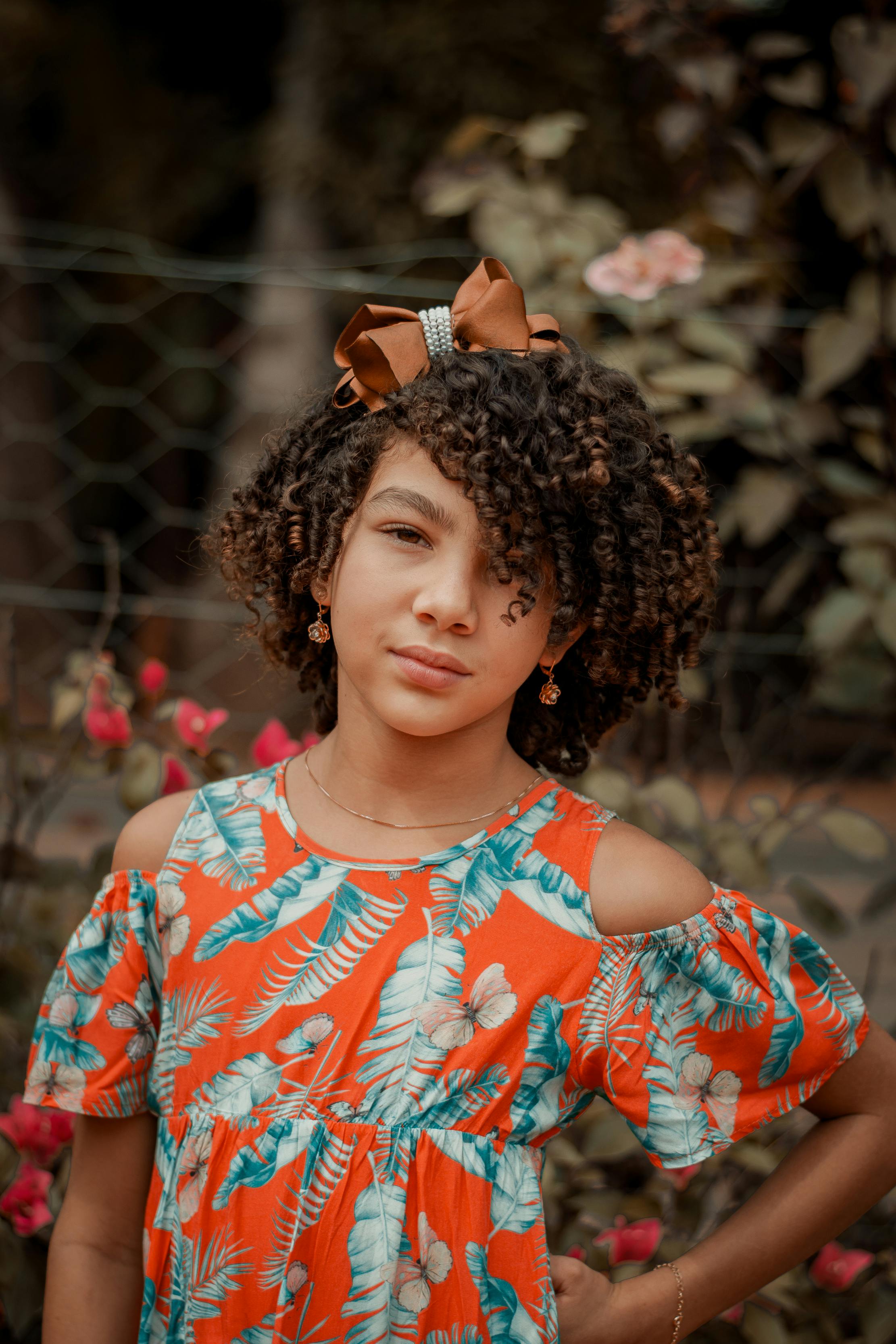 Woman with Eyes Closed in Dress near River · Free Stock Photo