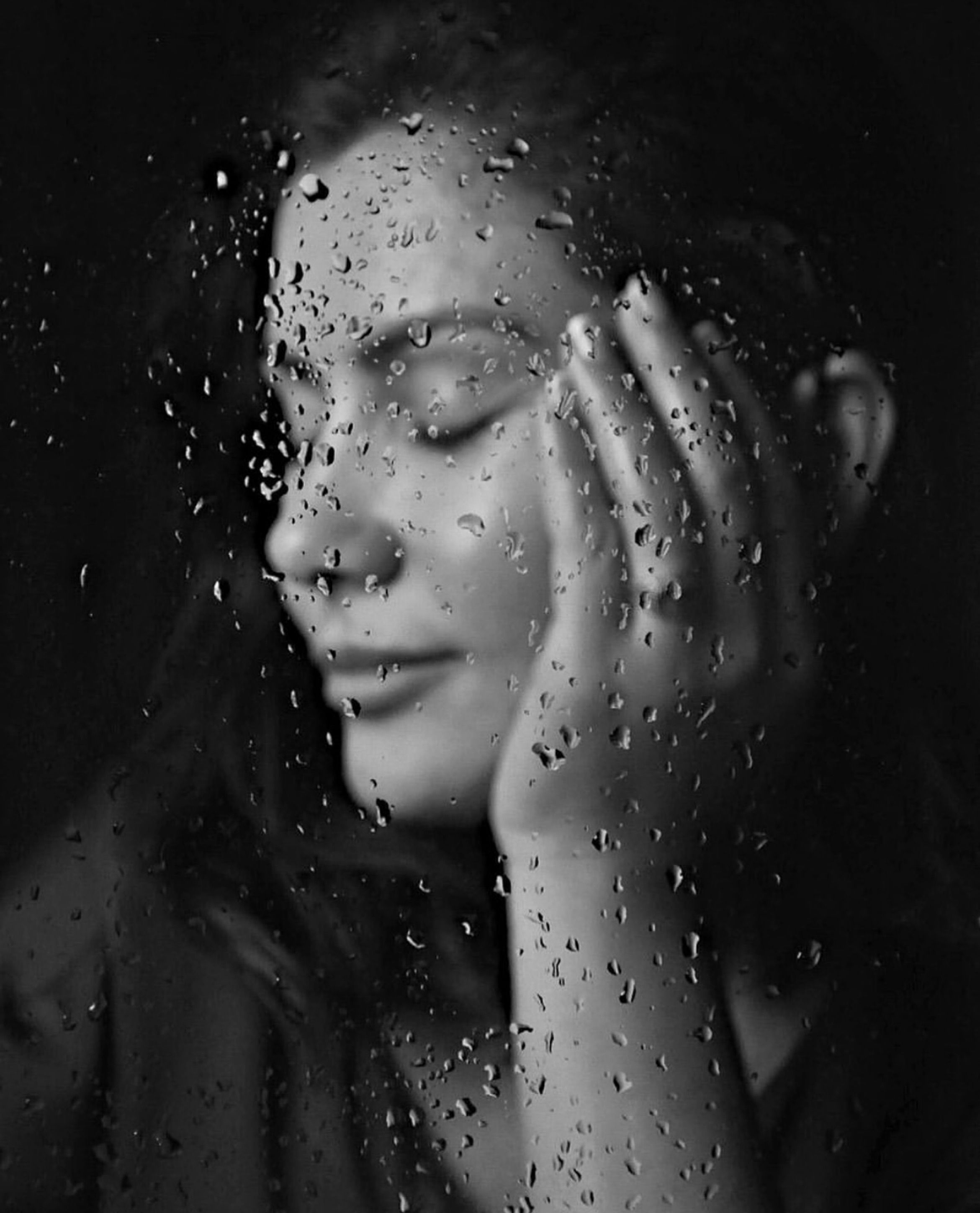 Grayscale Photo of Woman · Free Stock Photo