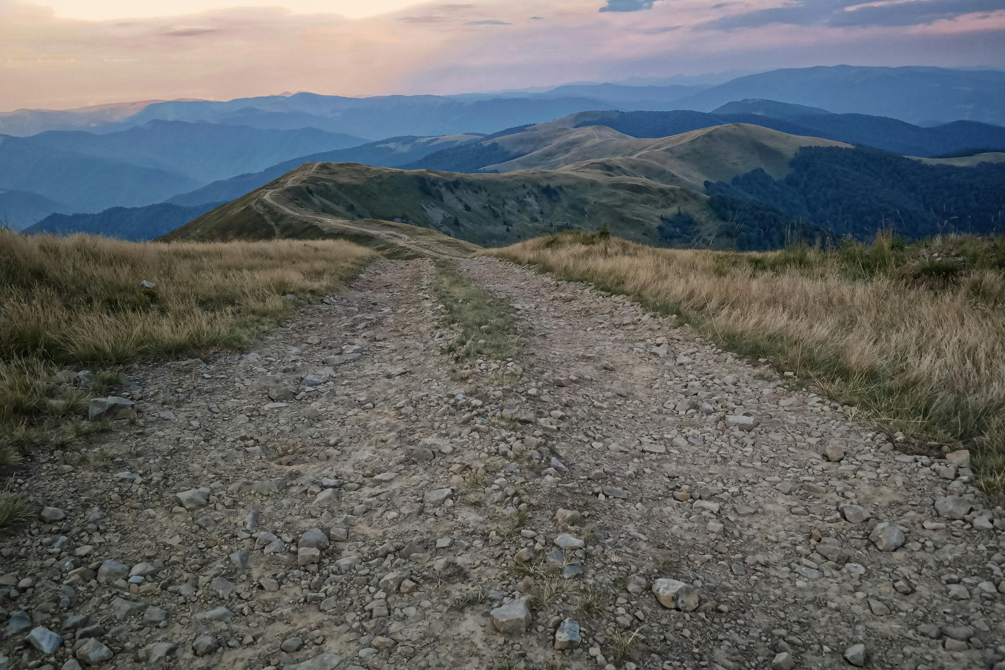 An Unpaved Road on a Mountain · Free Stock Photo