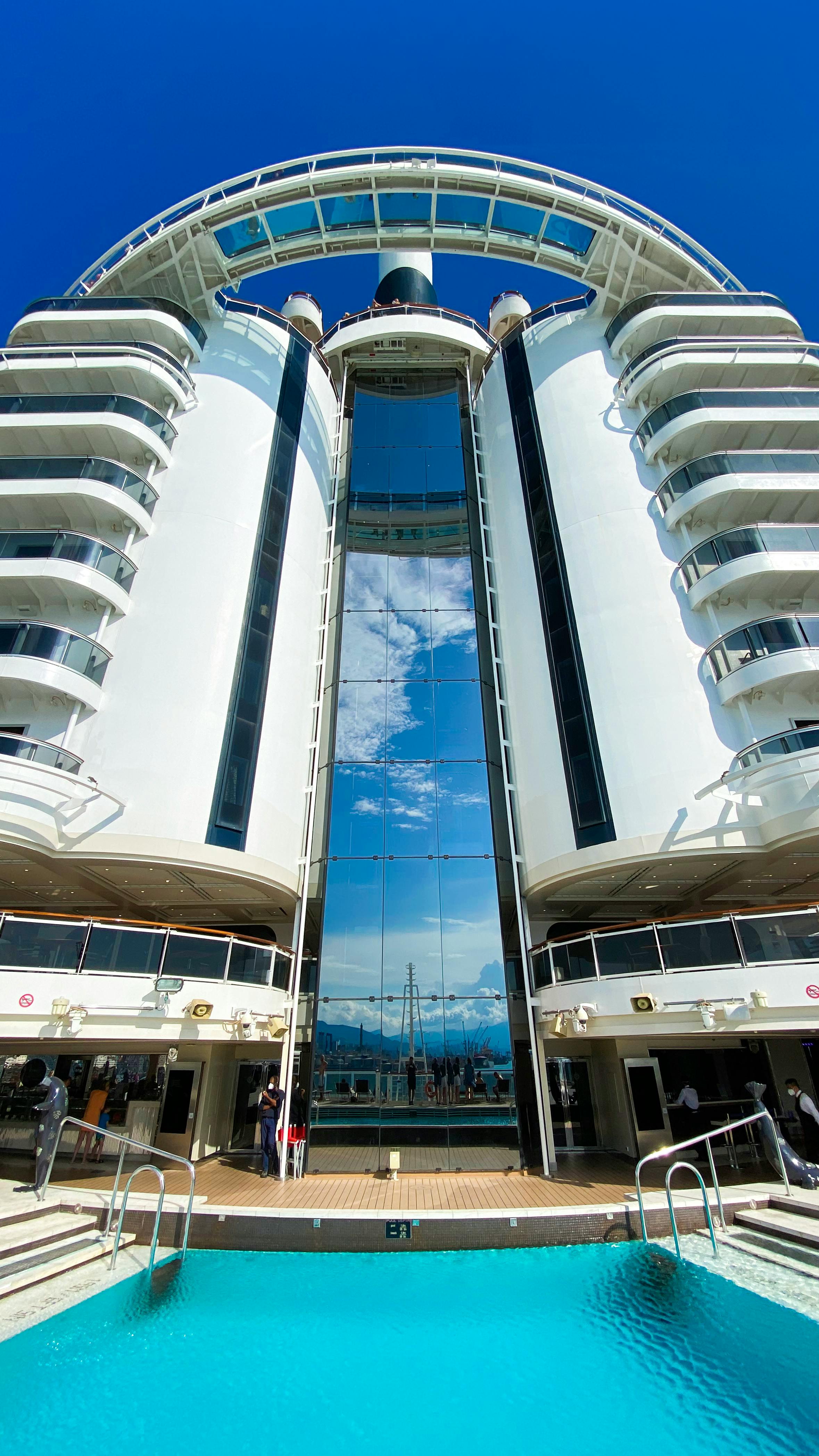 A Swimming Pool Between Buildings · Free Stock Photo