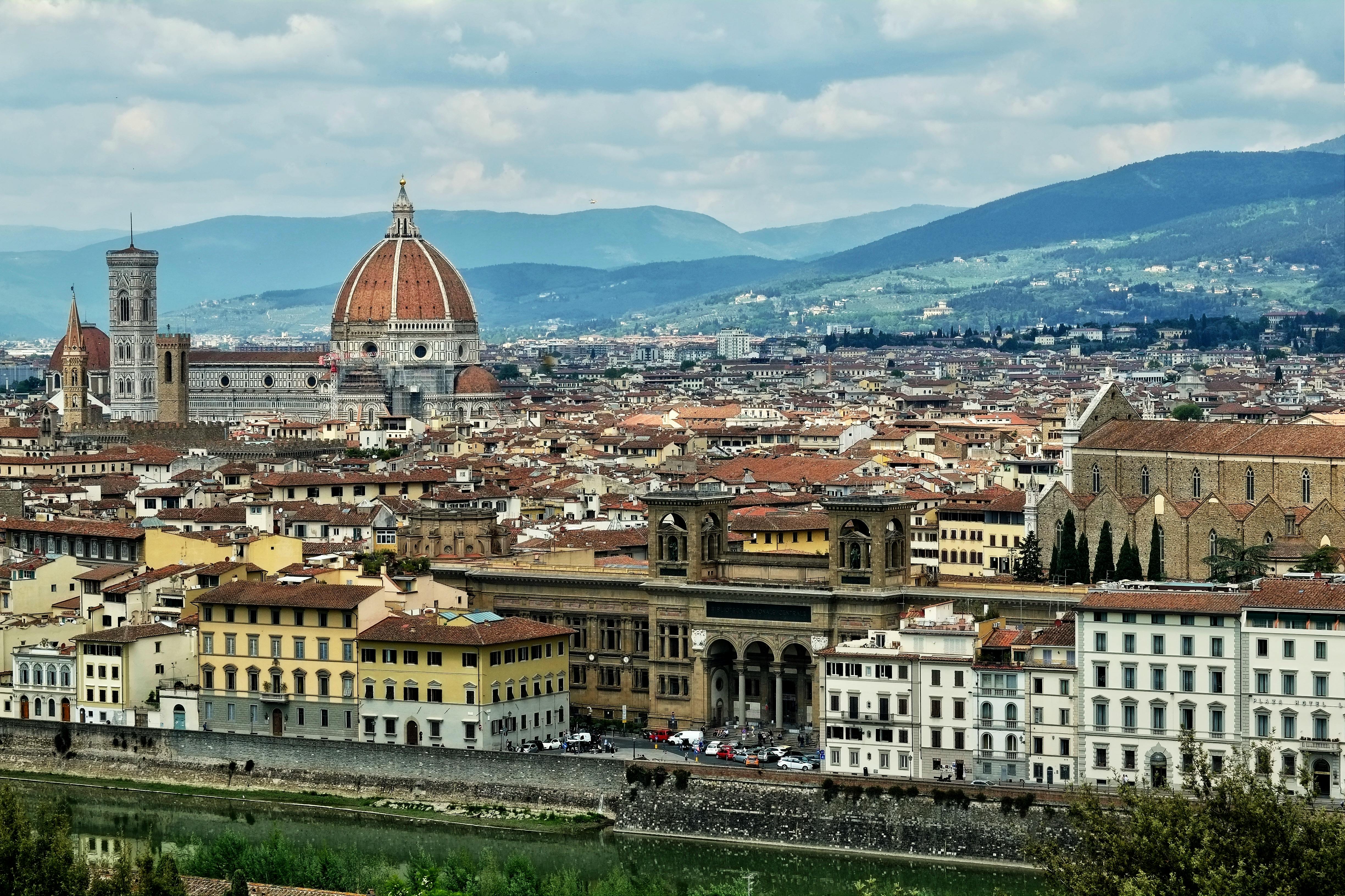 An Aerial Shot of the City of Florence in Italy · Free Stock Photo