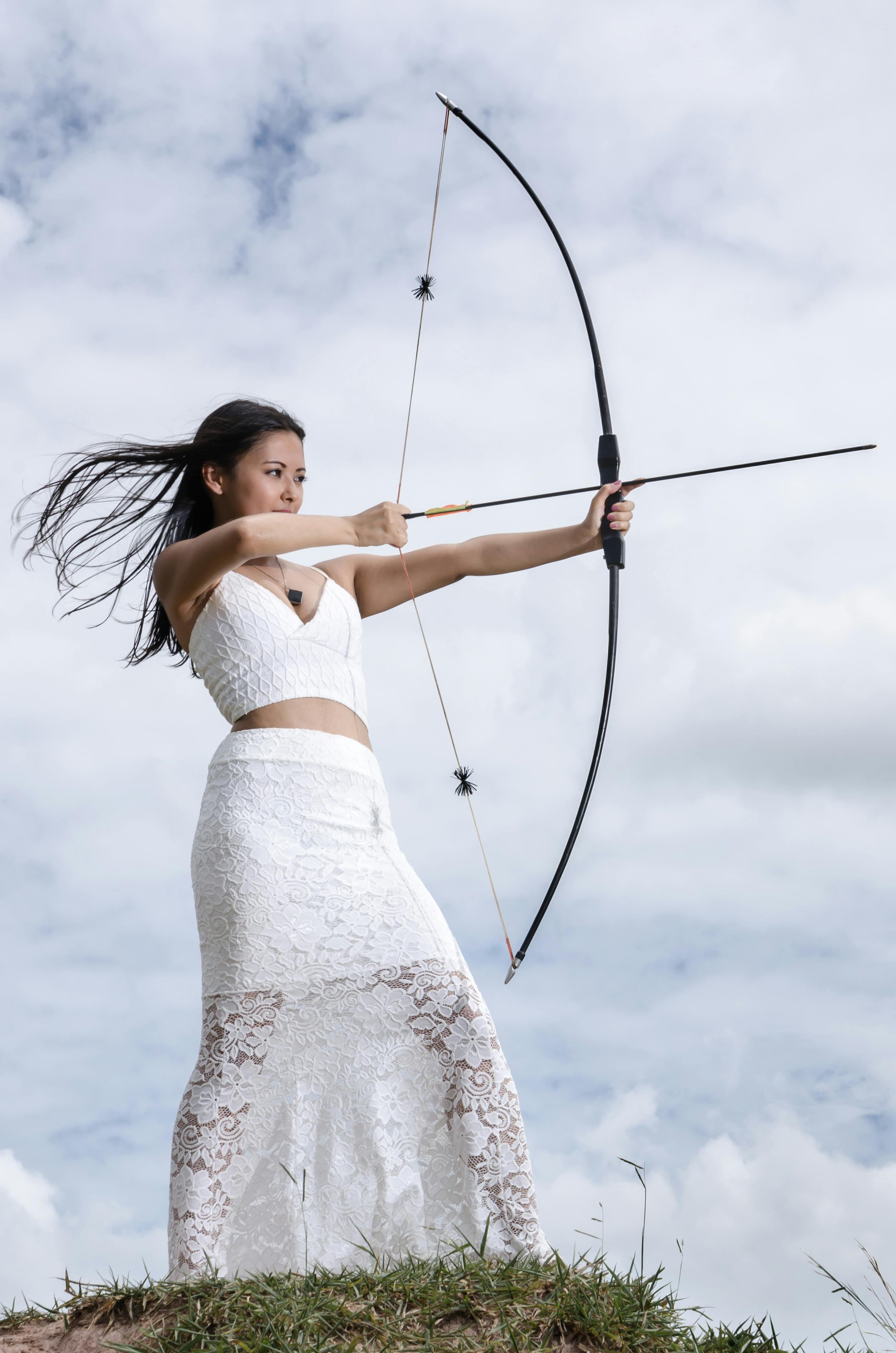 A Woman Doing Archery · Free Stock Photo