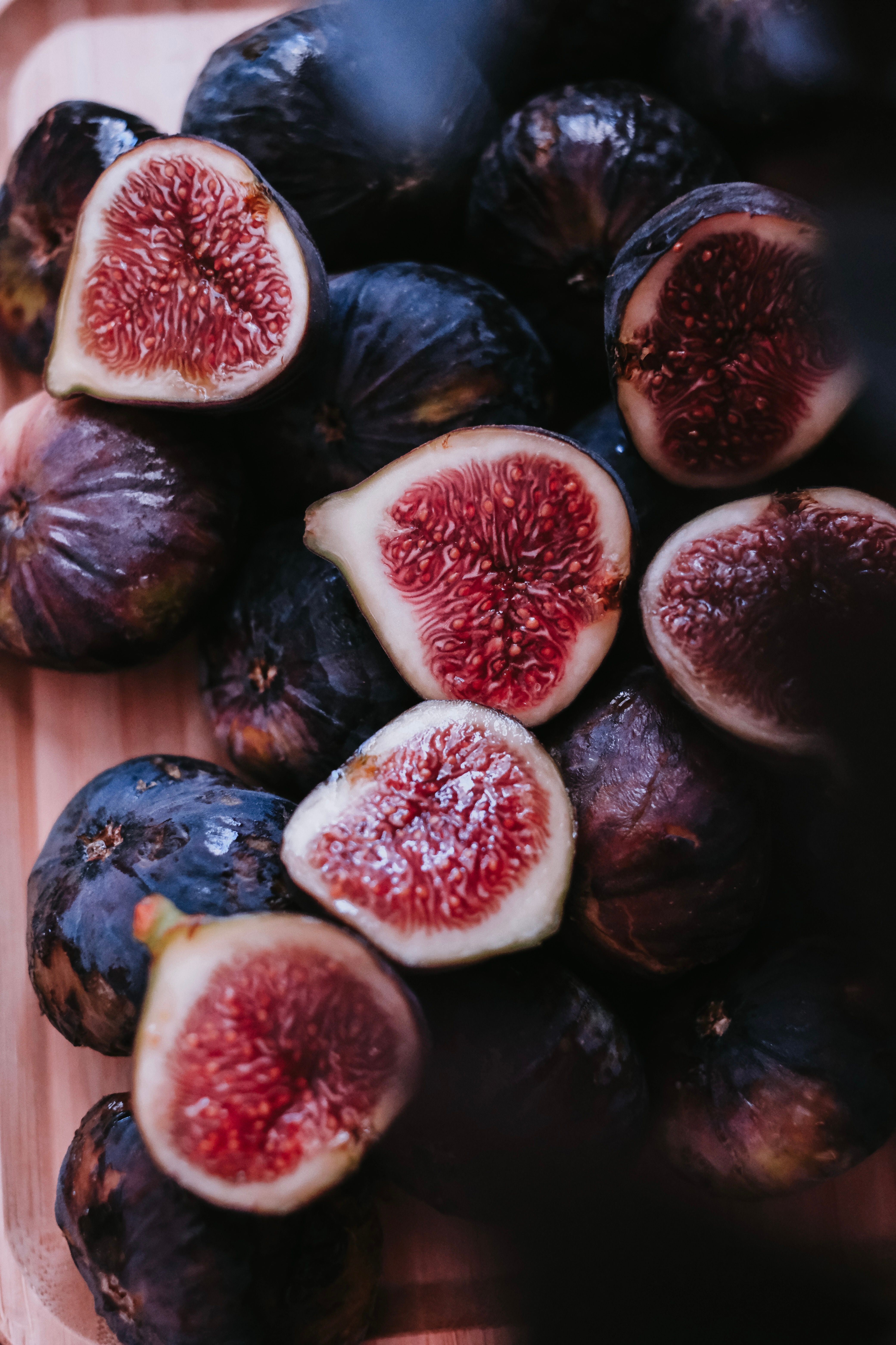 Figs Fruit Cut in Half · Free Stock Photo