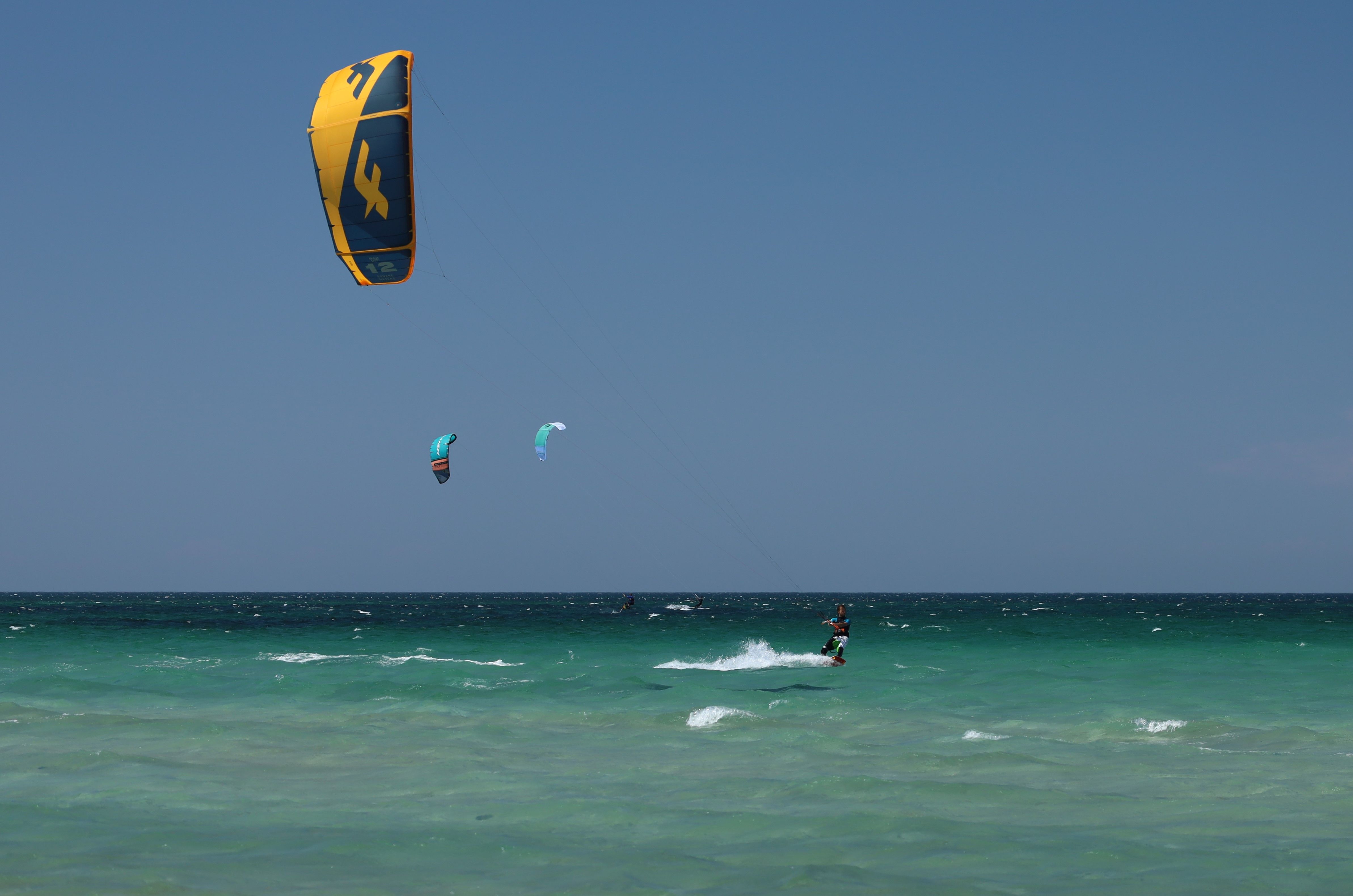 A Person Doing Kite Surfing · Free Stock Photo
