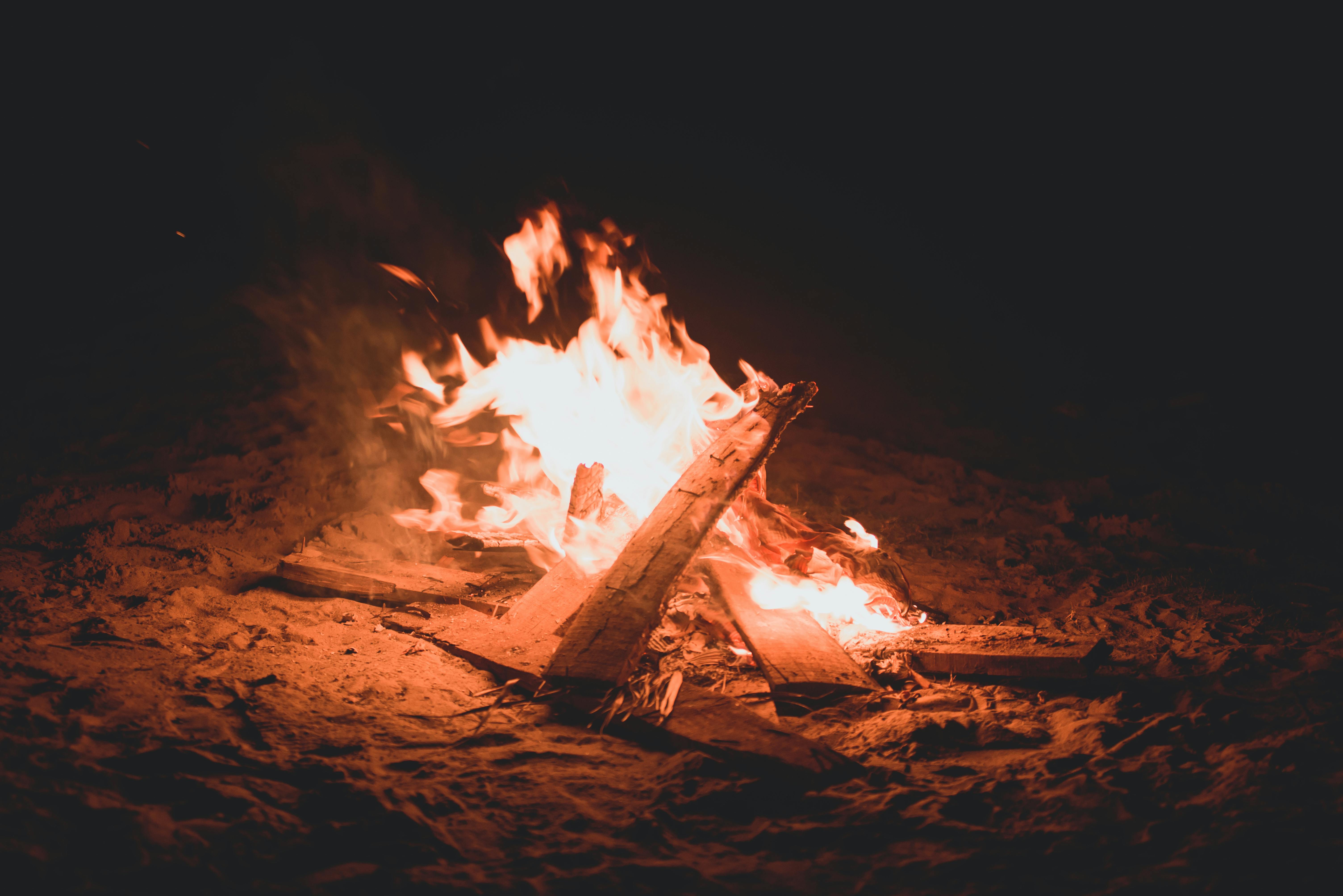 Closeup Photo of Bonfire · Free Stock Photo