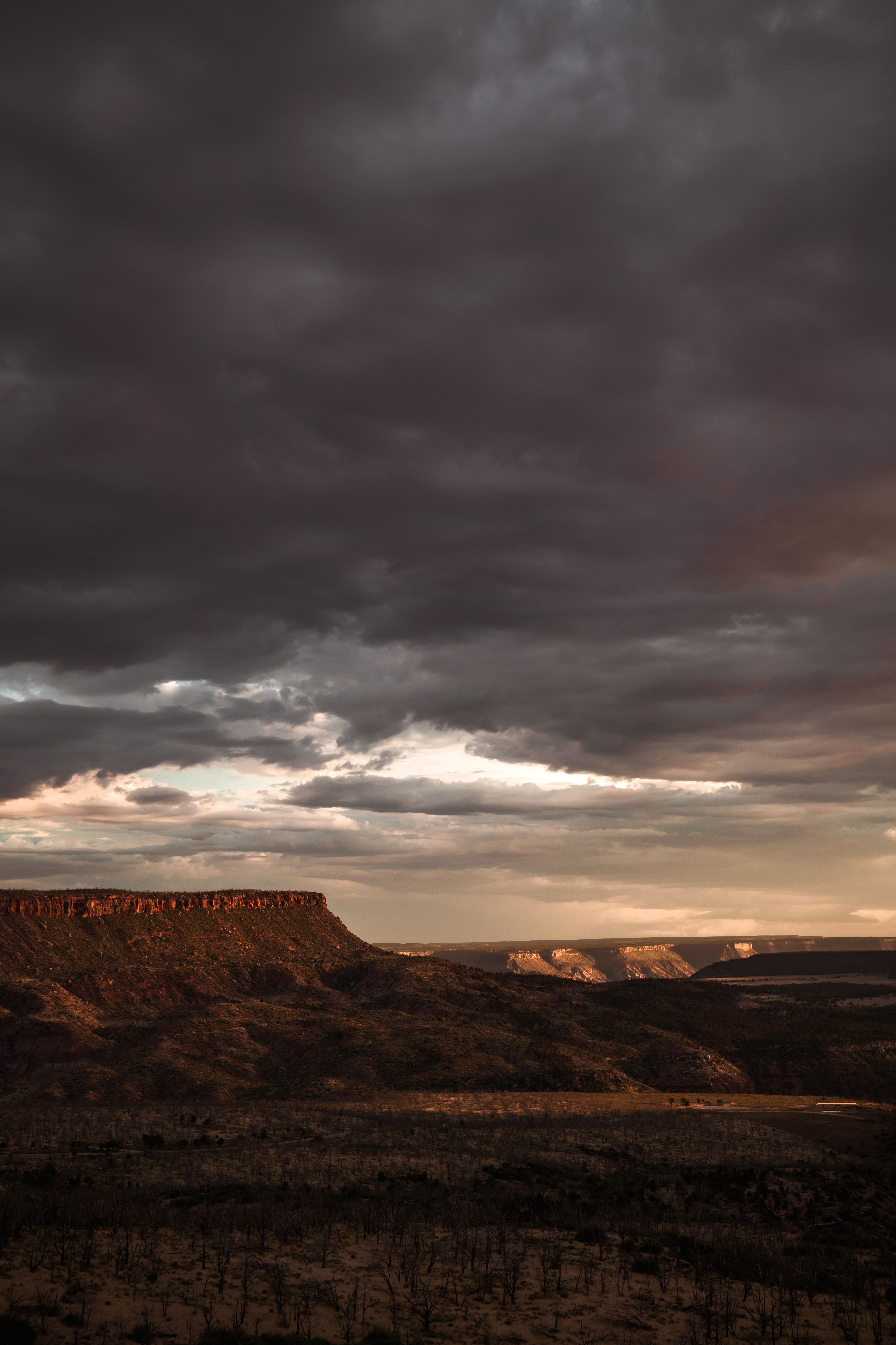 Photo of a Desert under a Cloudy Sky · Free Stock Photo