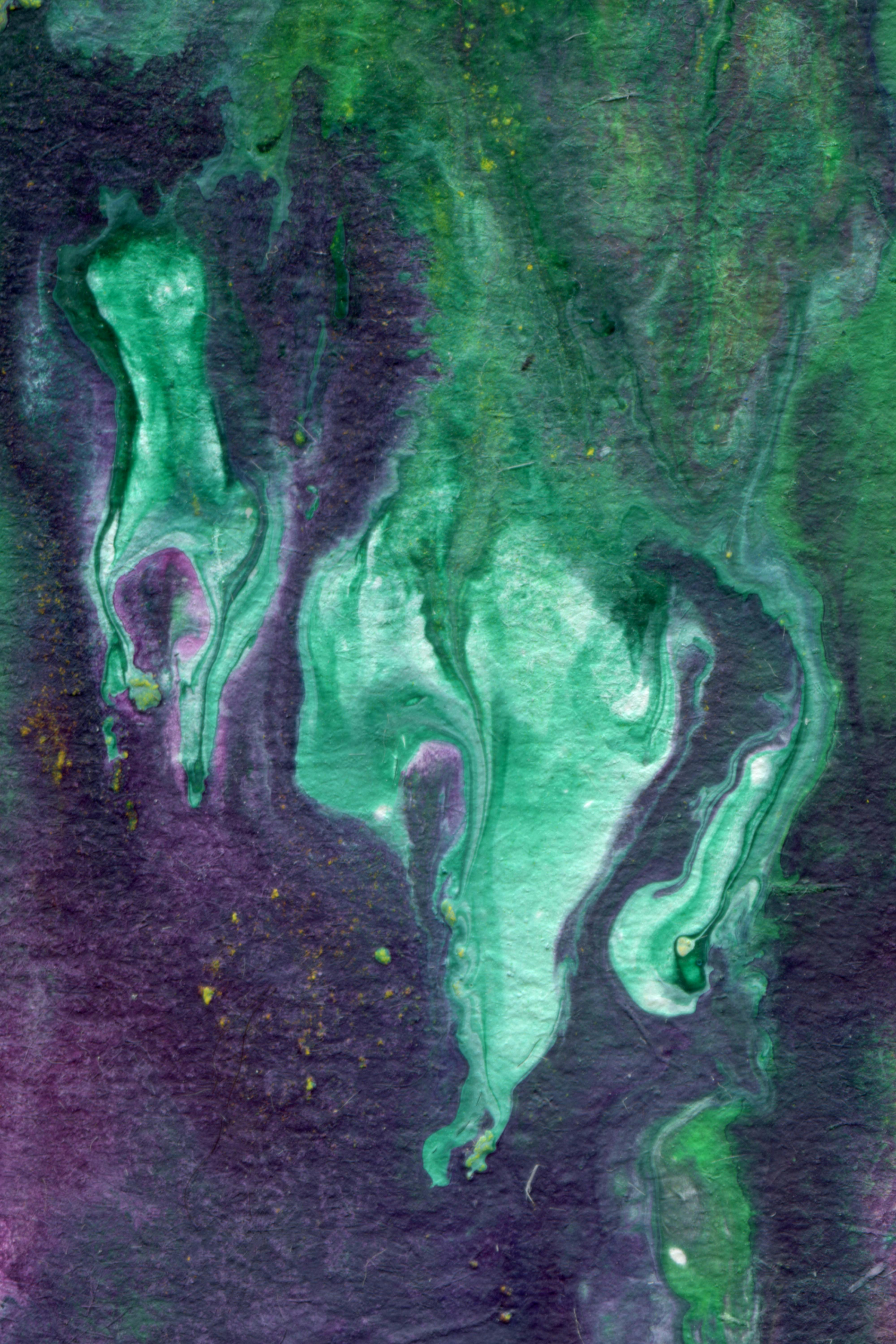 Indigo Abstract Painting · Free Stock Photo