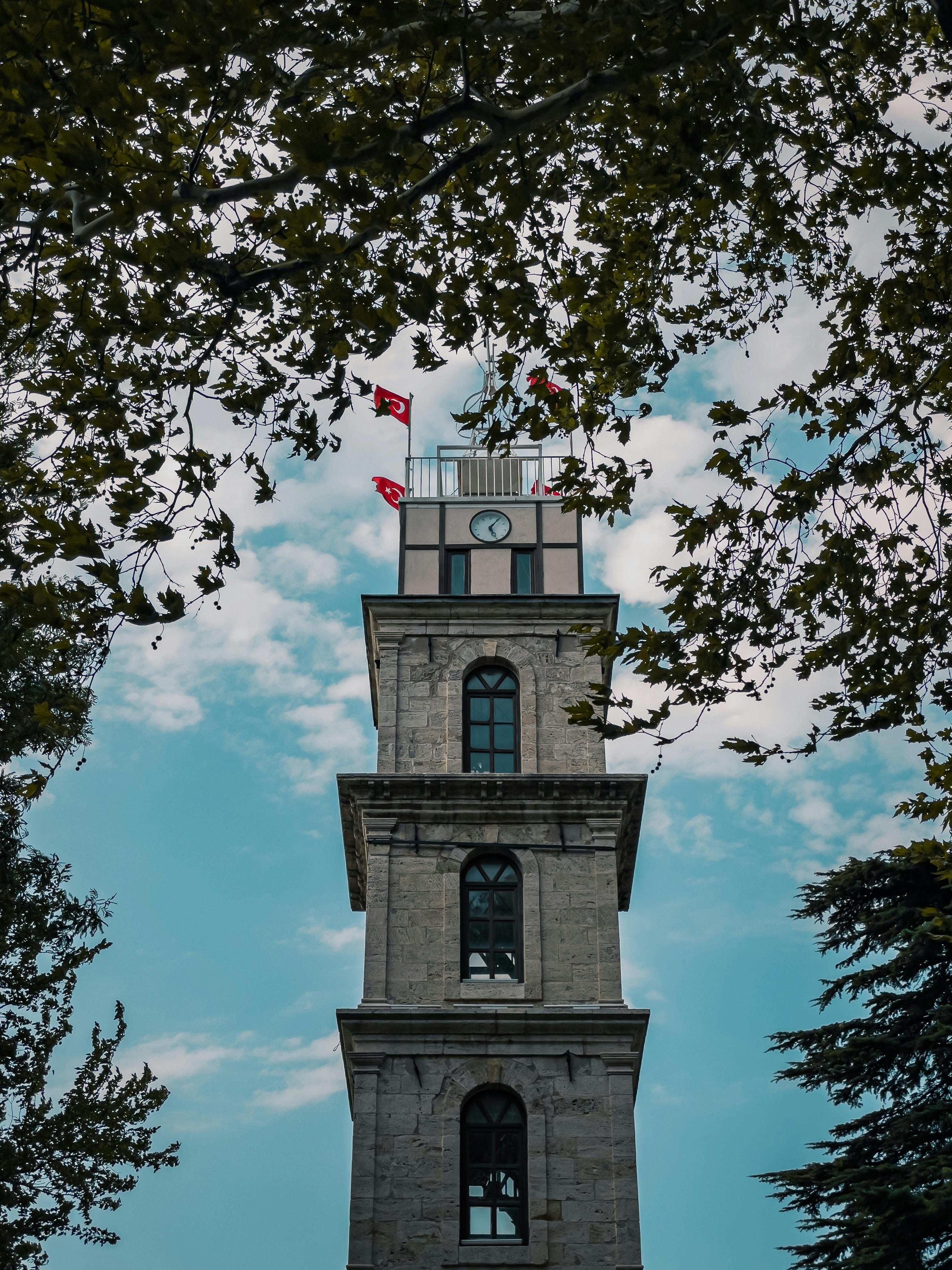 Low Angle Shot of a Clock Tower at One Nimman Mall · Free Stock Photo