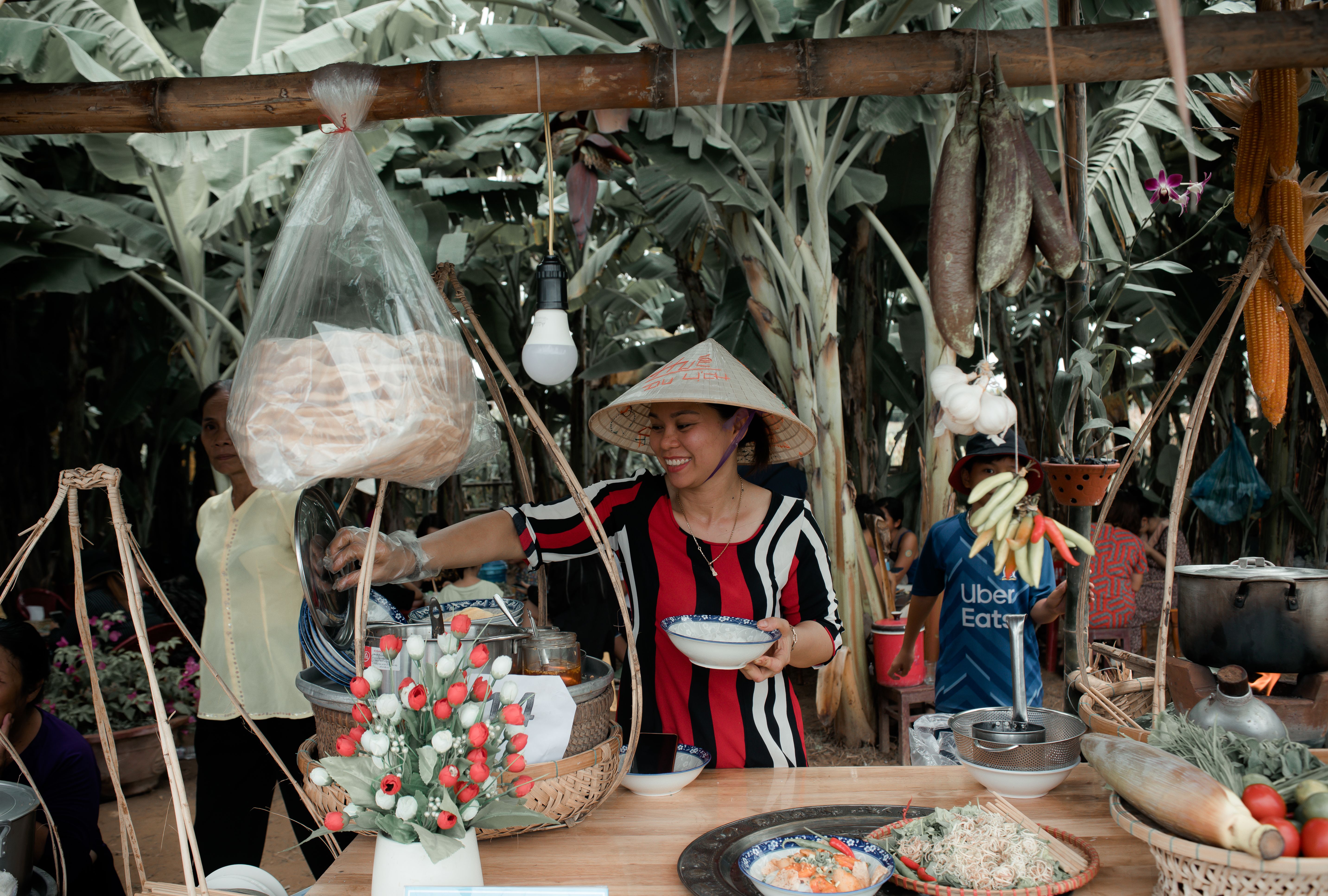 A Woman Selling on the Street · Free Stock Photo