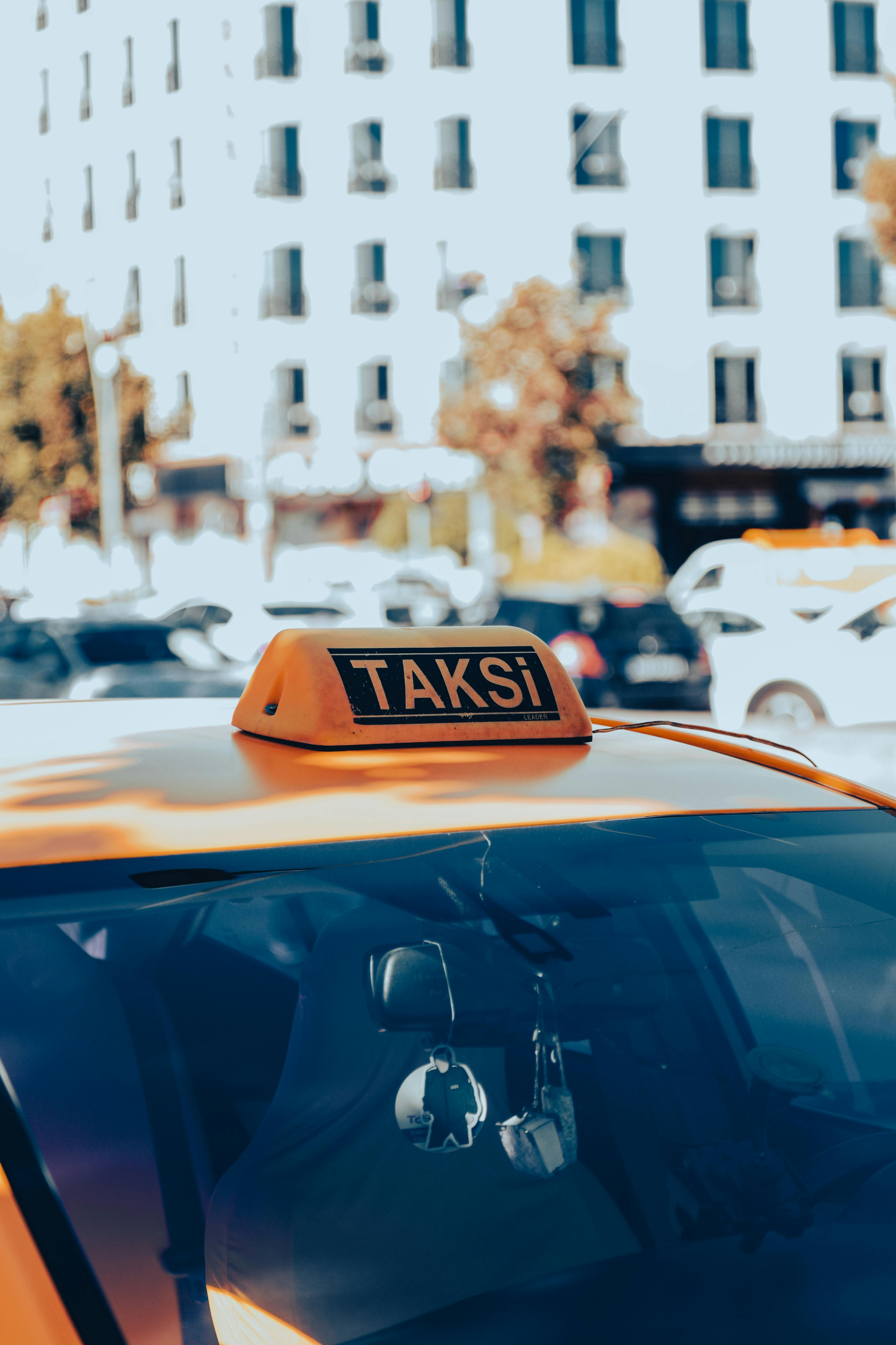 A Taxi in a City · Free Stock Photo