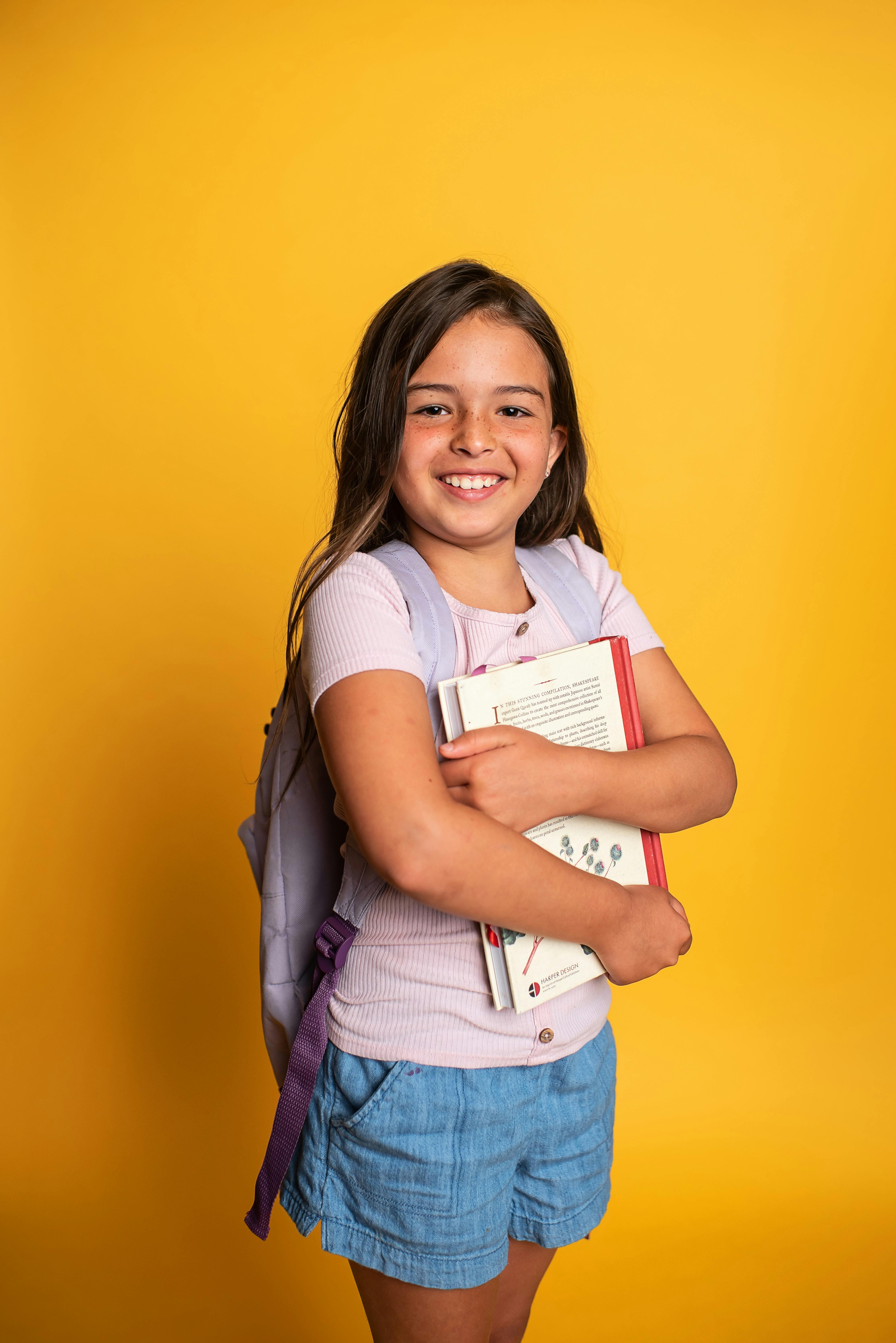 Cheerful Elementary Student · Free Stock Photo