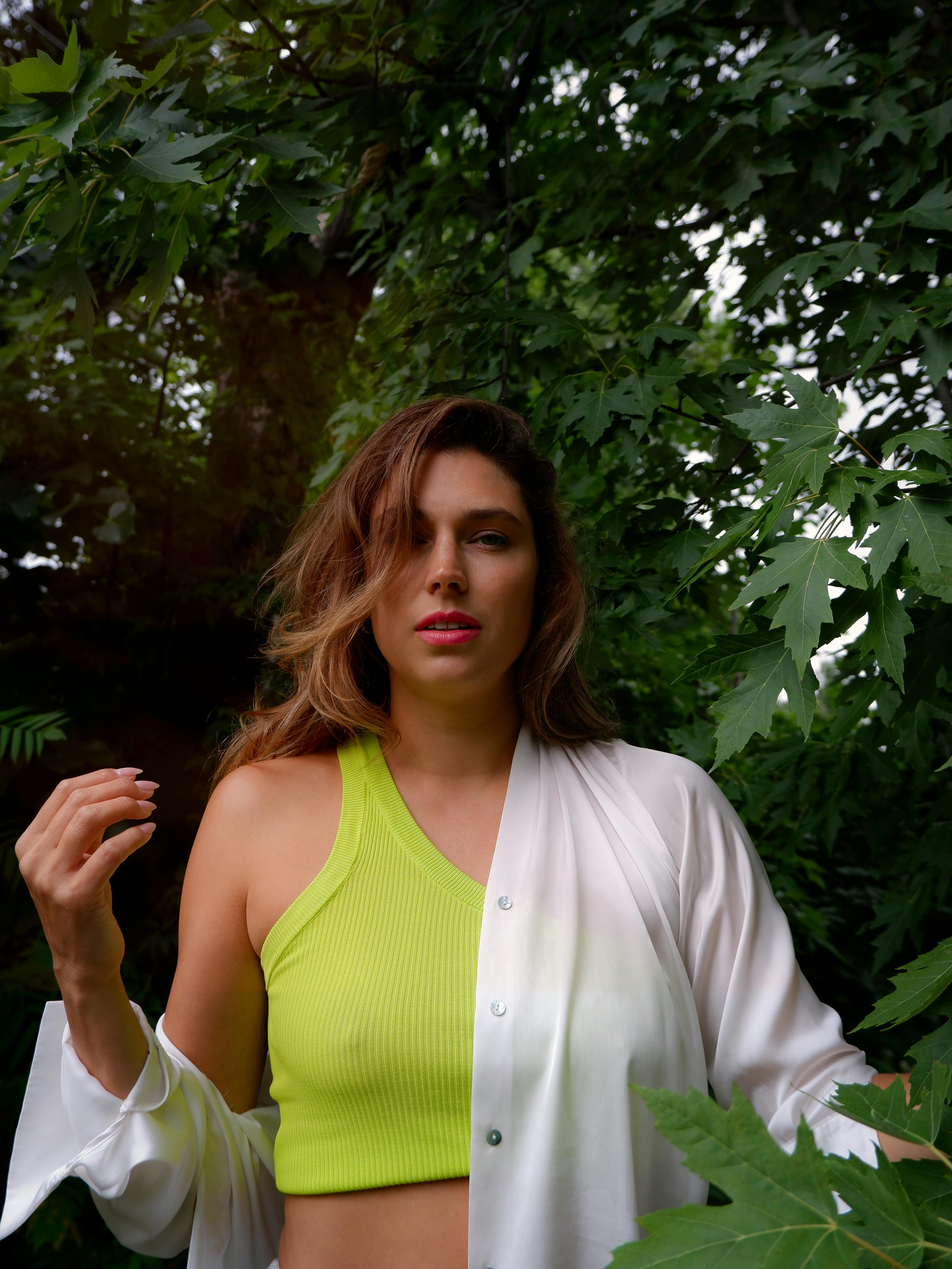 Alluring Woman in a Sparkling Dress · Free Stock Photo