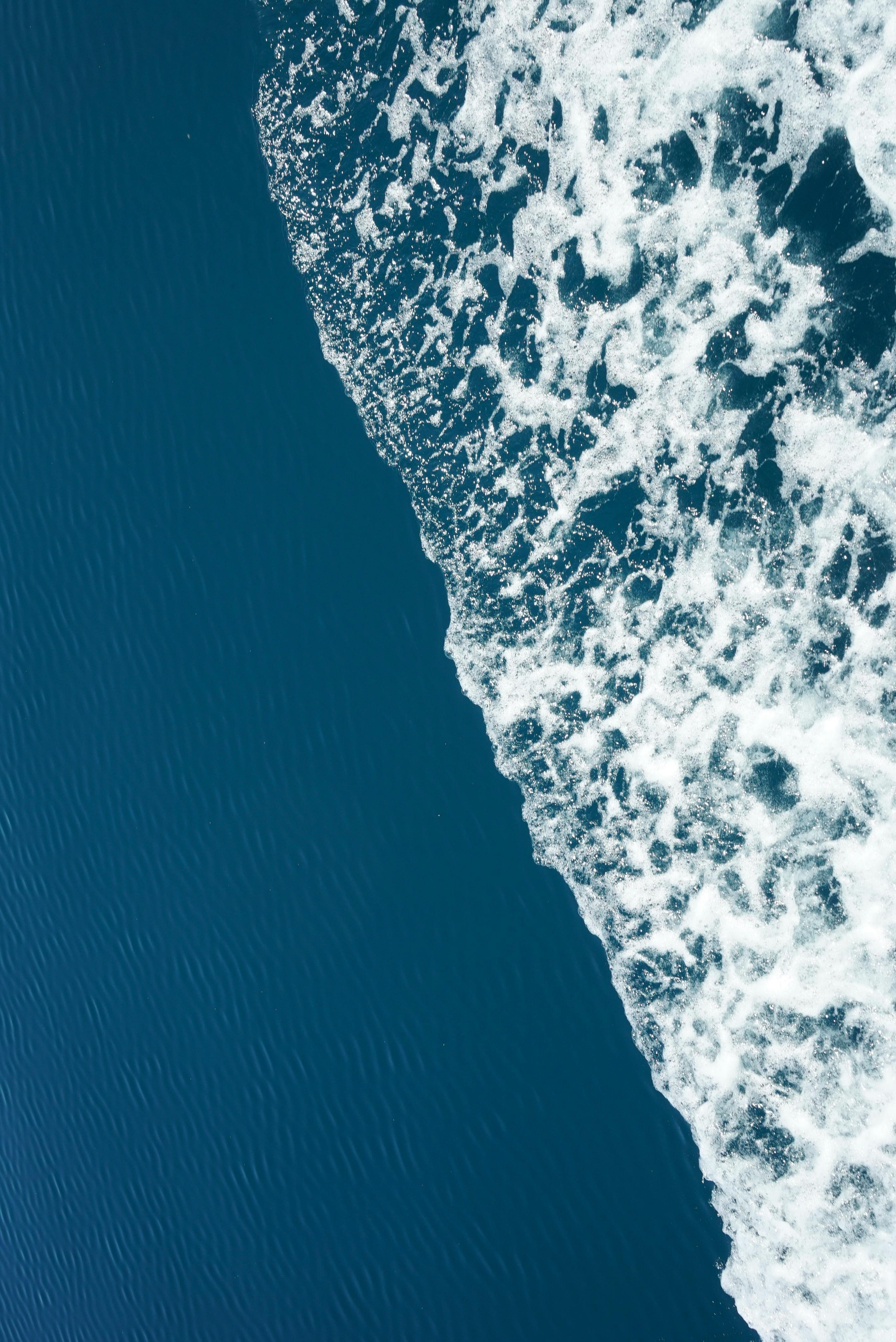 Aerial View of Seawaves · Free Stock Photo