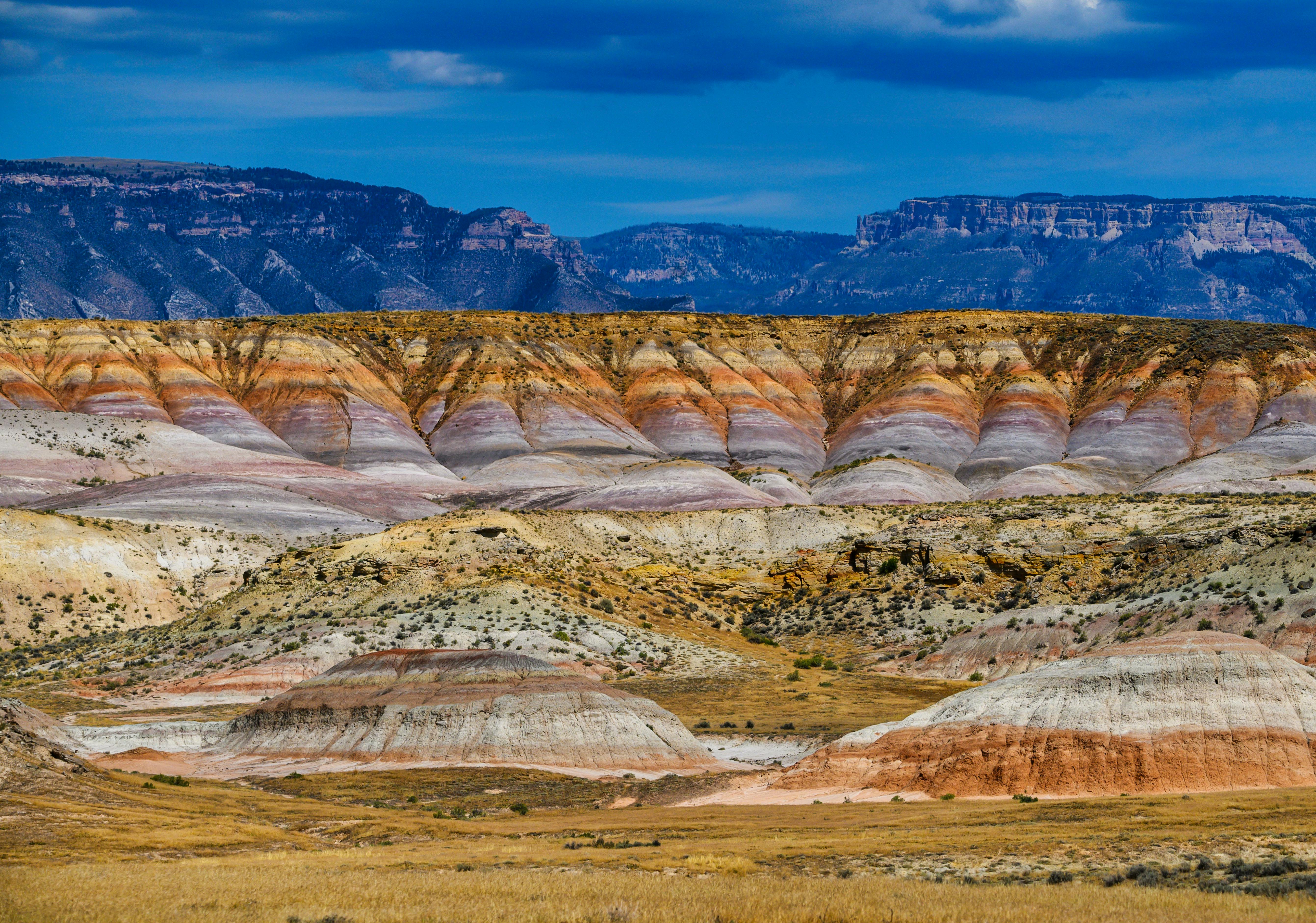 Colorful Mountains and Desert · Free Stock Photo