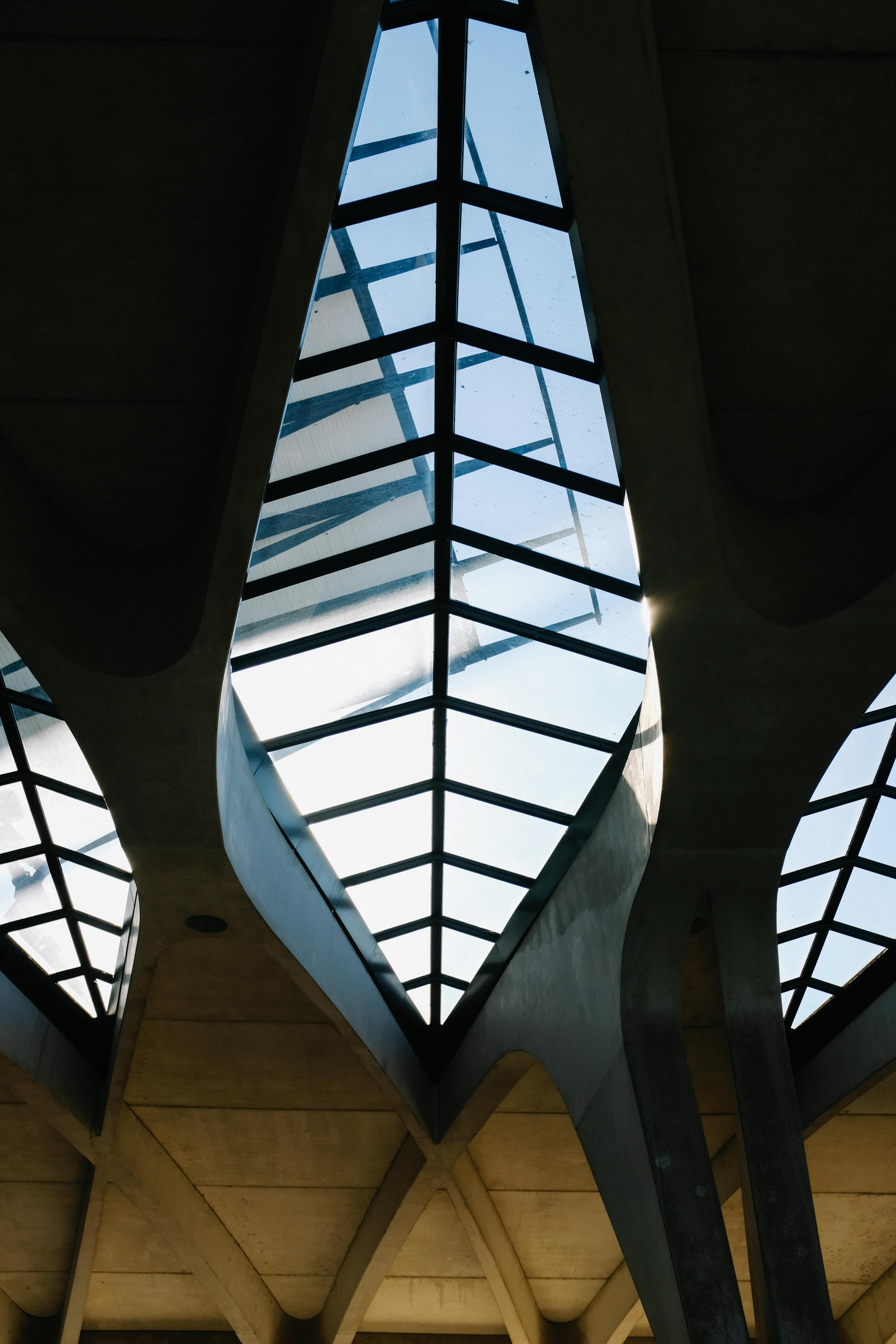 Modern Glass Ceiling · Free Stock Photo