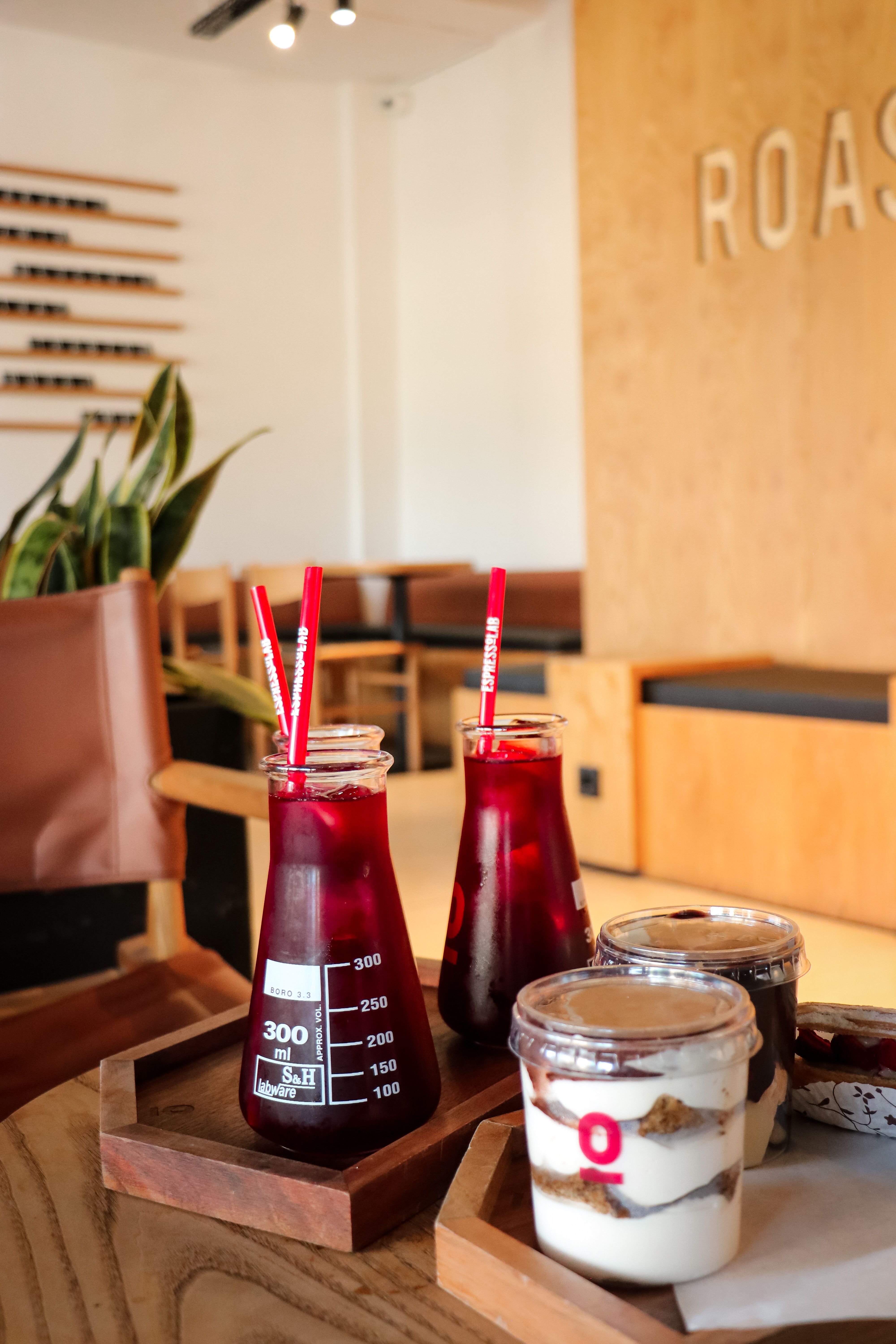 Clear Glass Jars with Red Liquid · Free Stock Photo