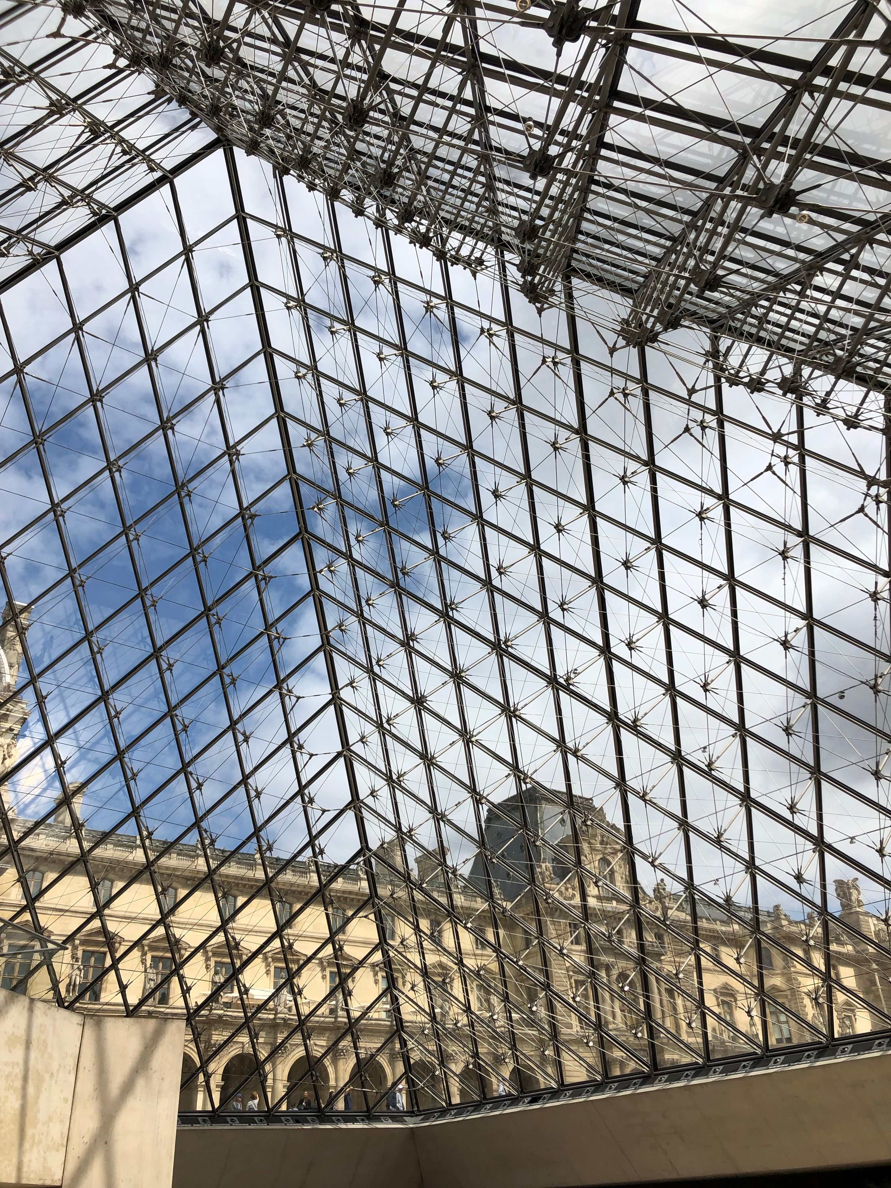 Glass Ceiling of Louvre Museum · Free Stock Photo