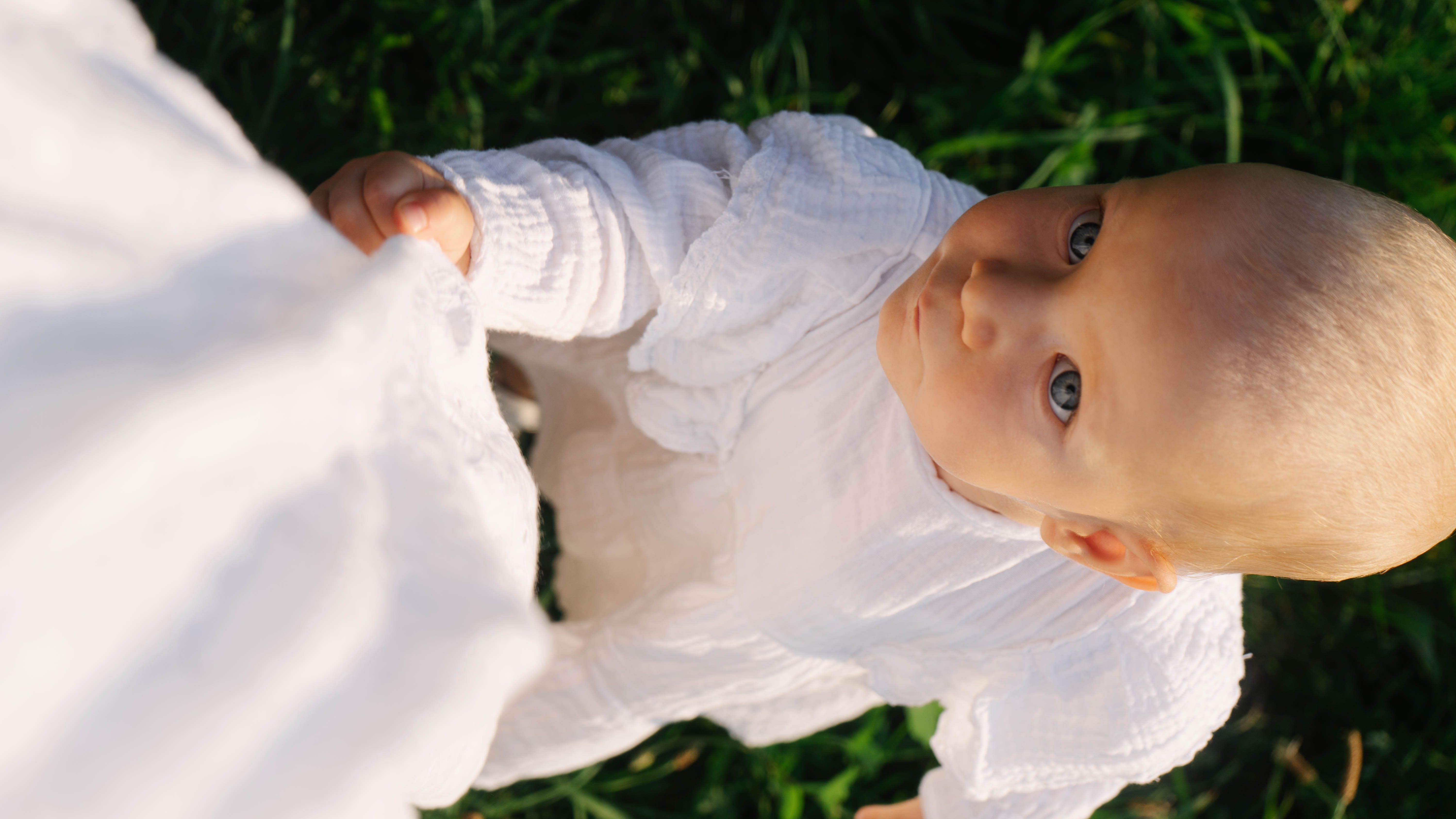 Overhead Shot of a Baby · Free Stock Photo