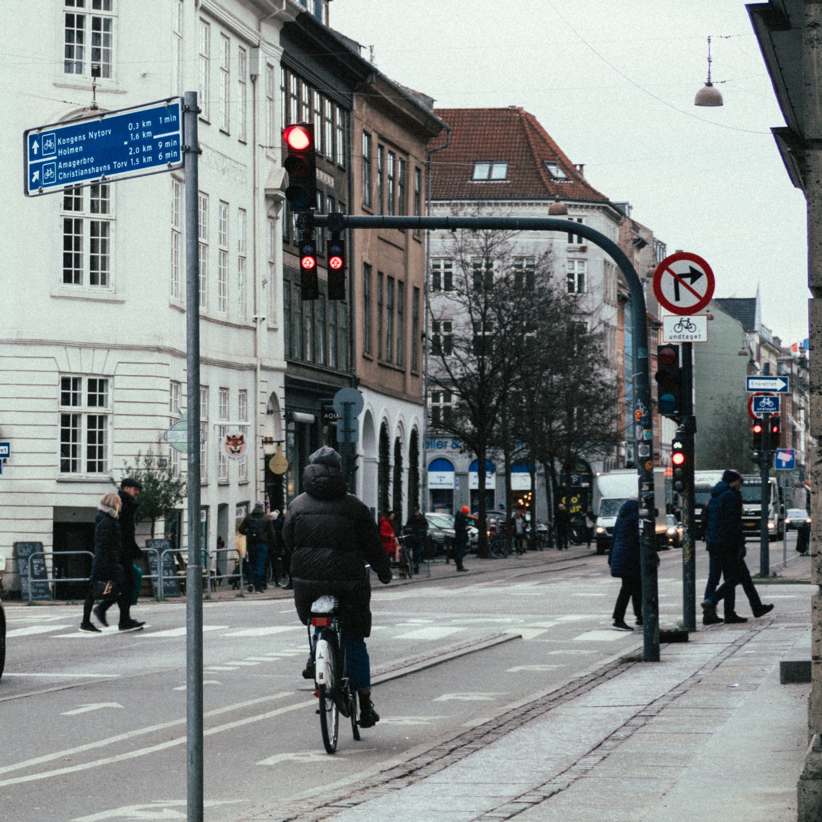 Road Signs on a Pedestrian Lane · Free Stock Photo