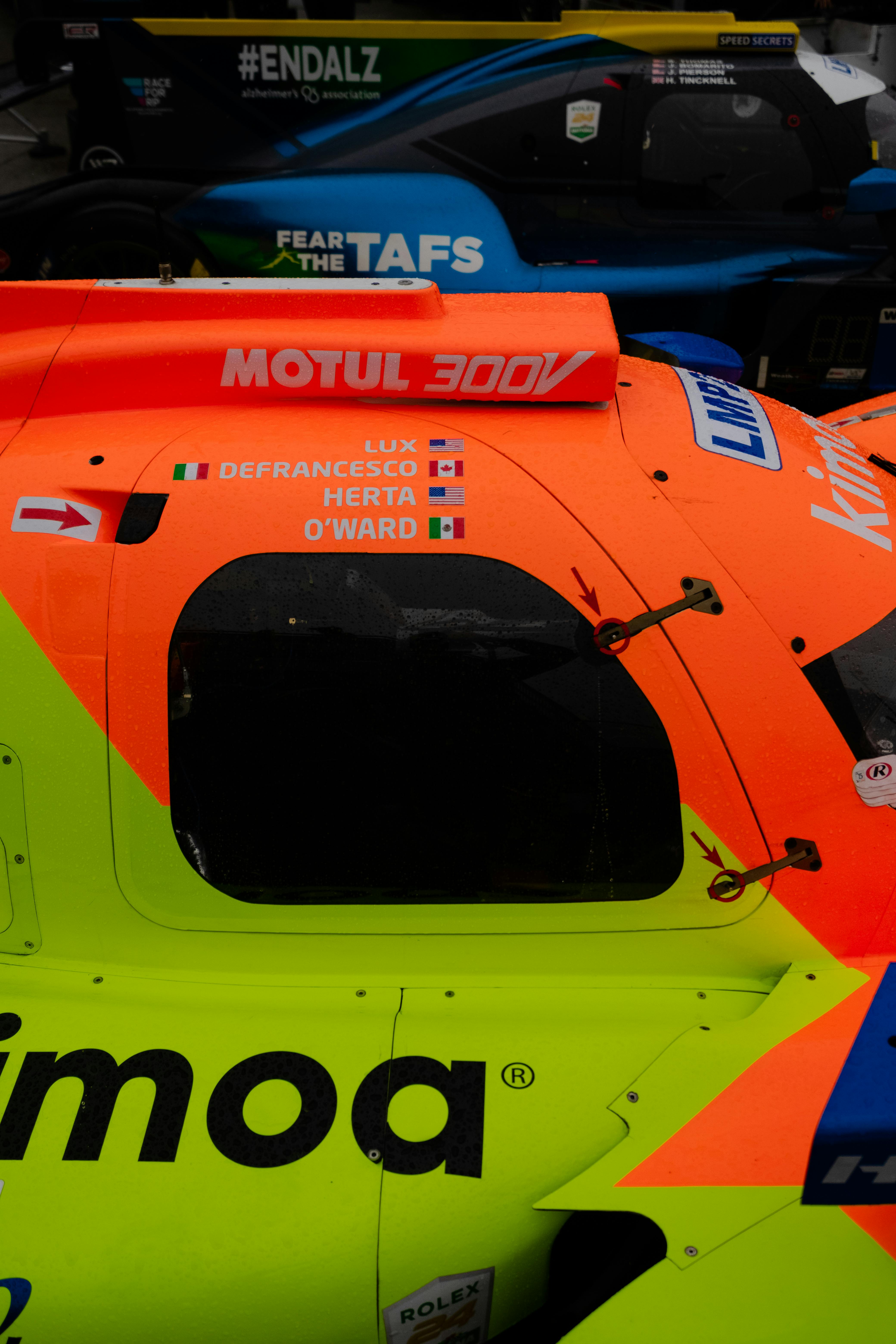 Close-up of a Spoiler on a Racecar · Free Stock Photo