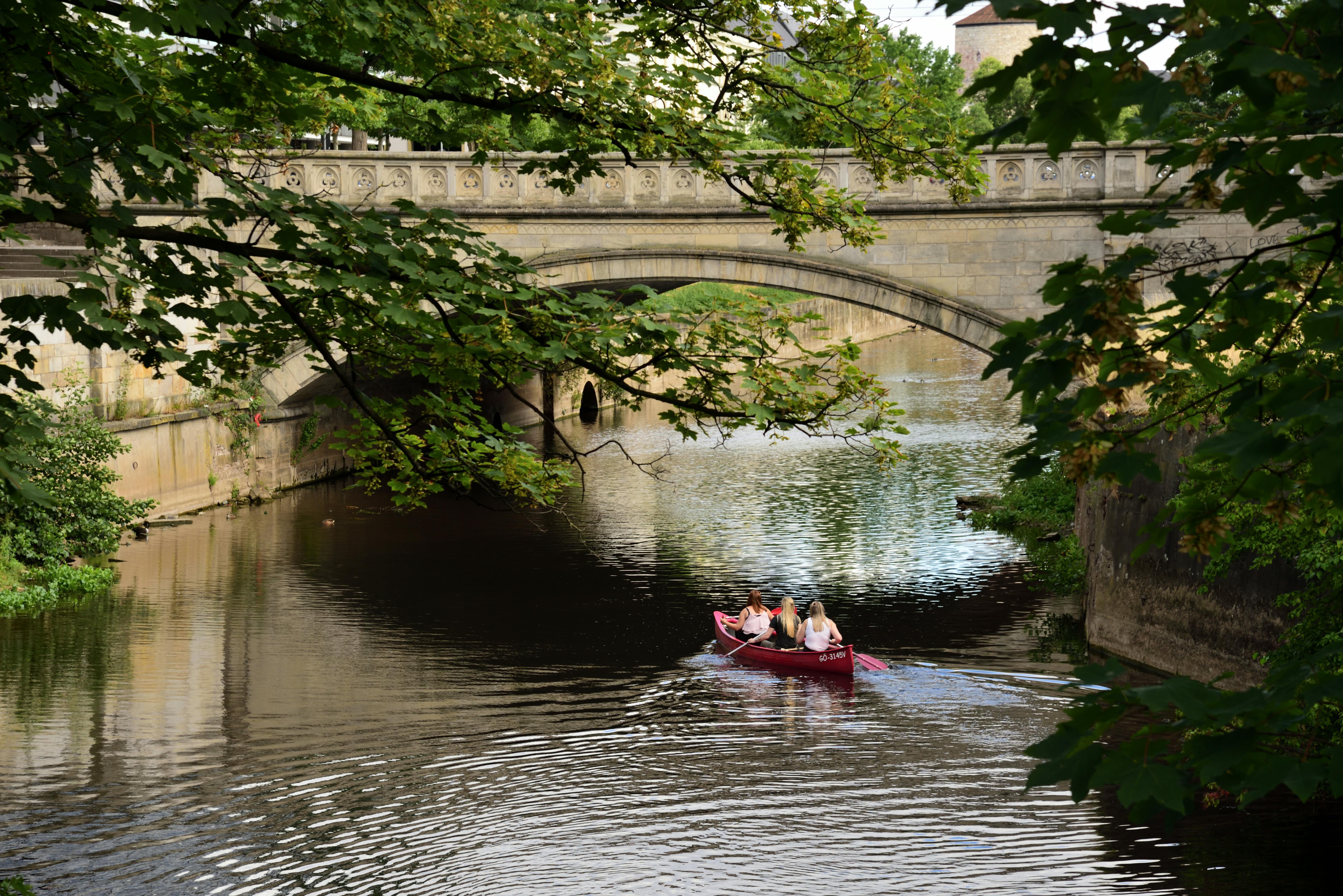 Group of Women Riding a Canoe · Free Stock Photo