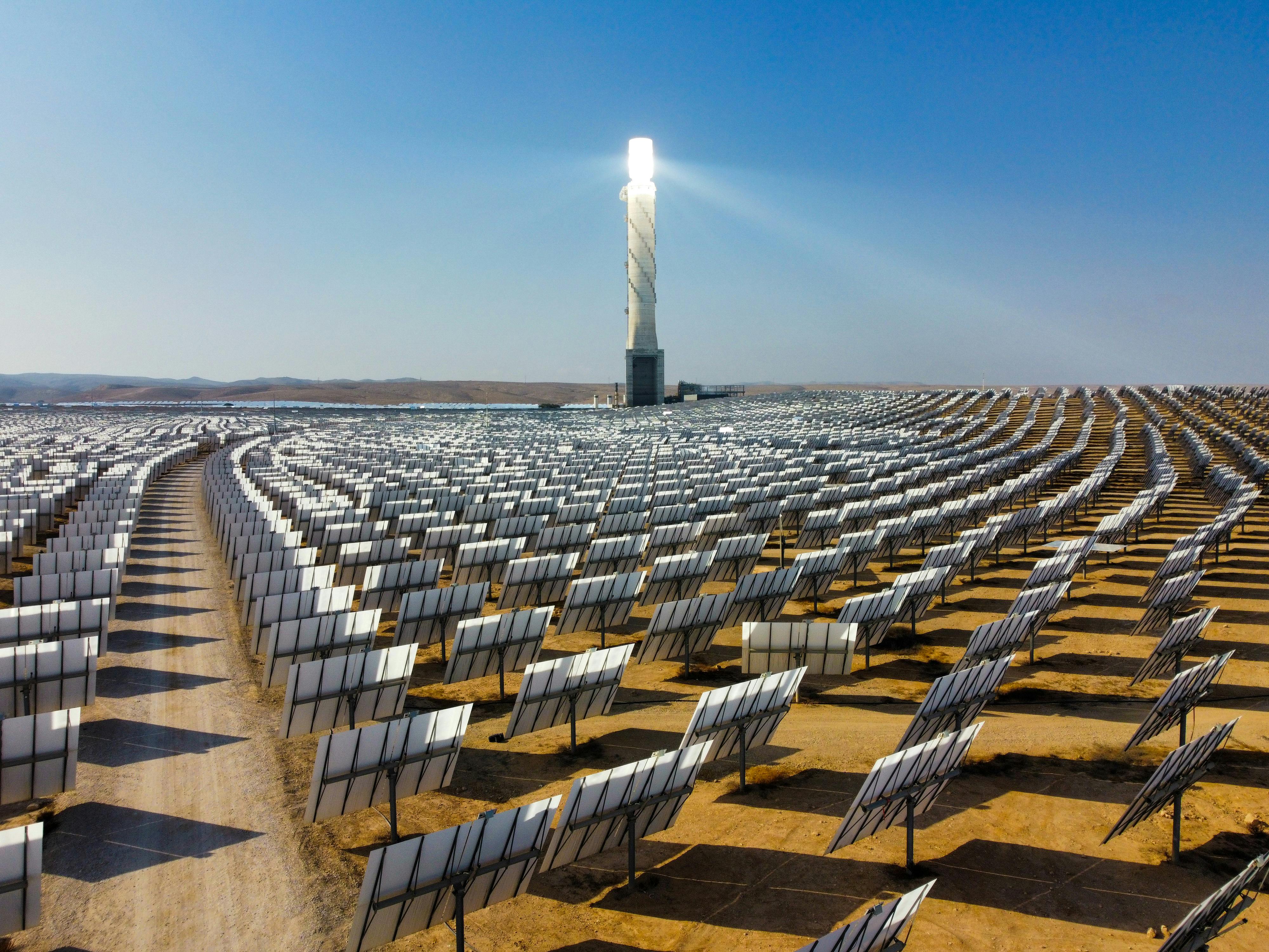The Ashalim Solar Power Plant in Israel · Free Stock Photo