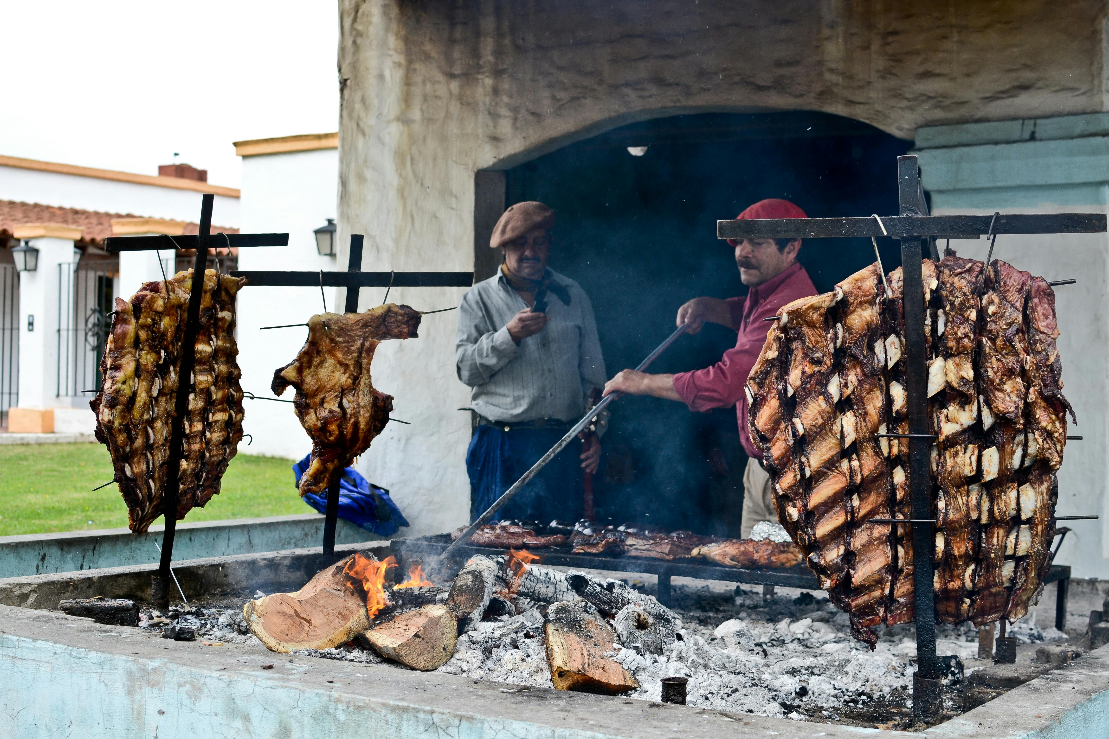Person Grilling Meat · Free Stock Photo