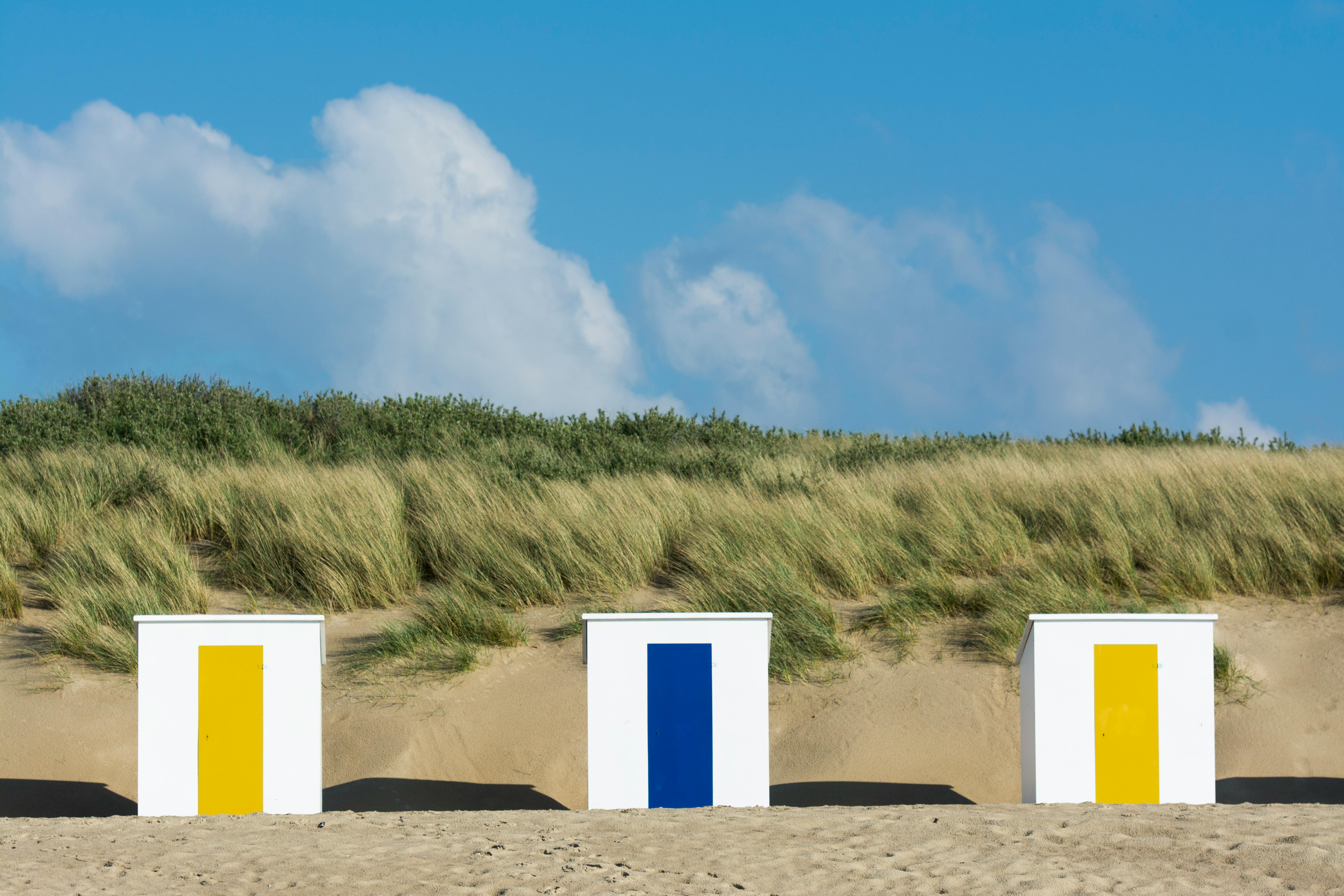 Podiums on Sand · Free Stock Photo