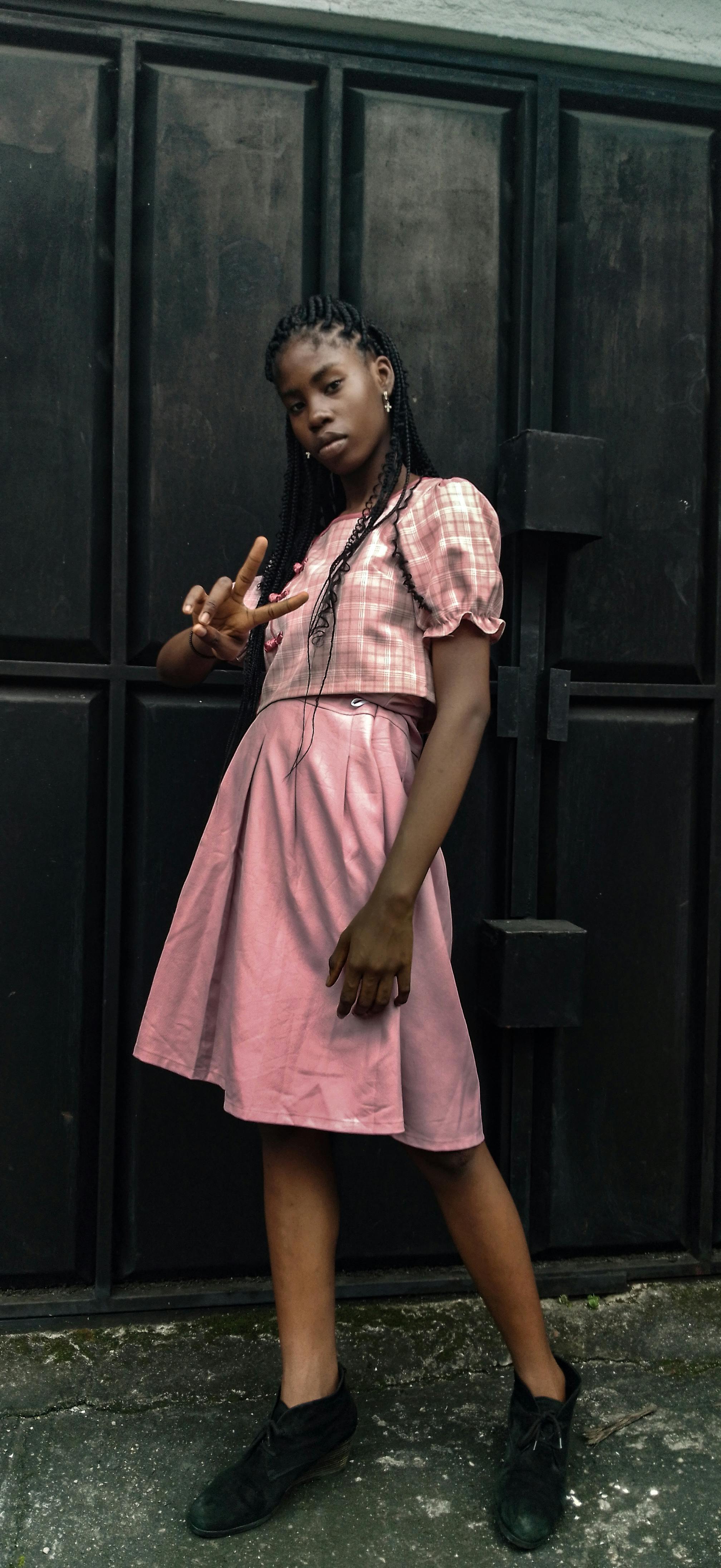 Teenage Girl Wearing Pink Clothing · Free Stock Photo