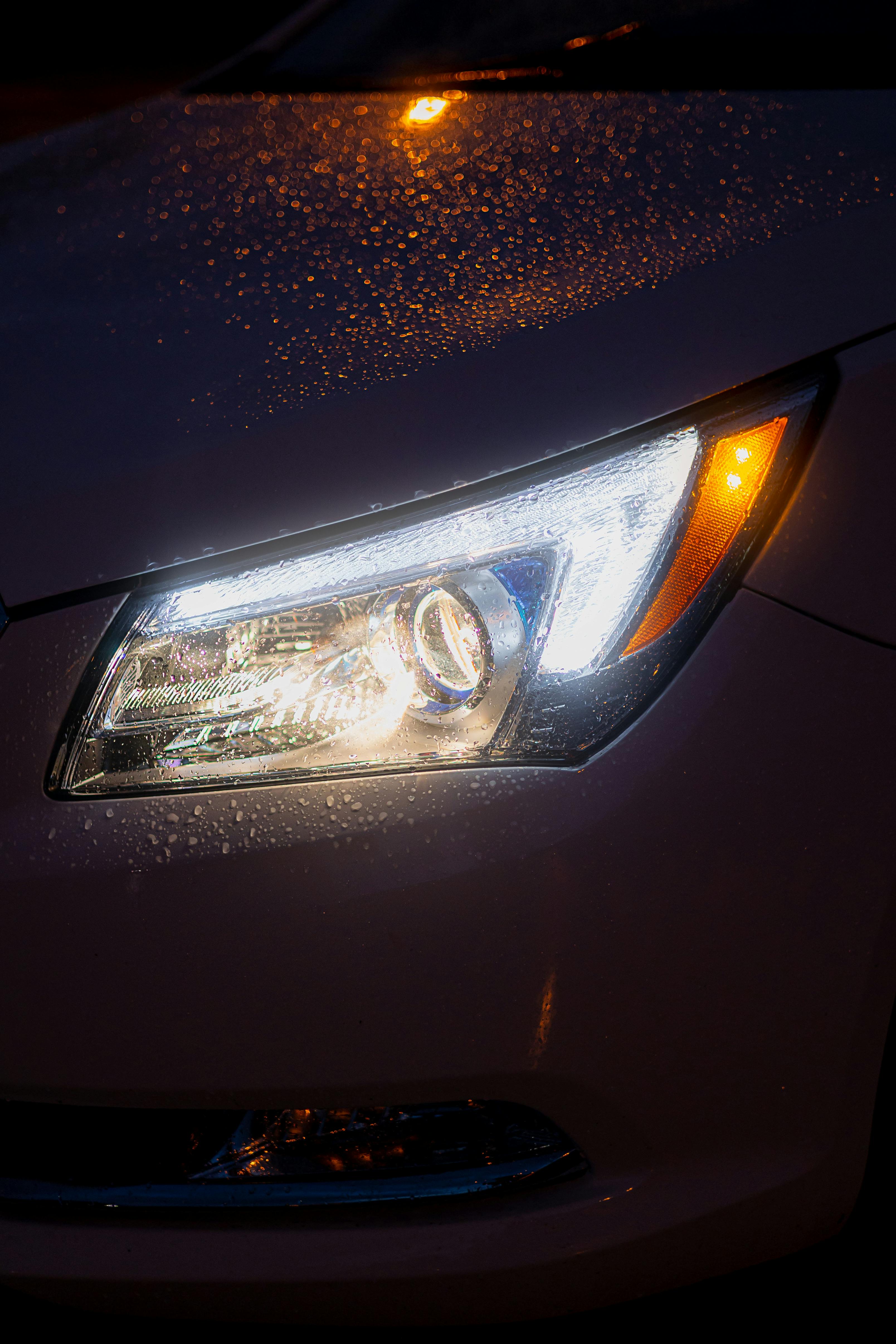 Close Up Photo of Headlight · Free Stock Photo