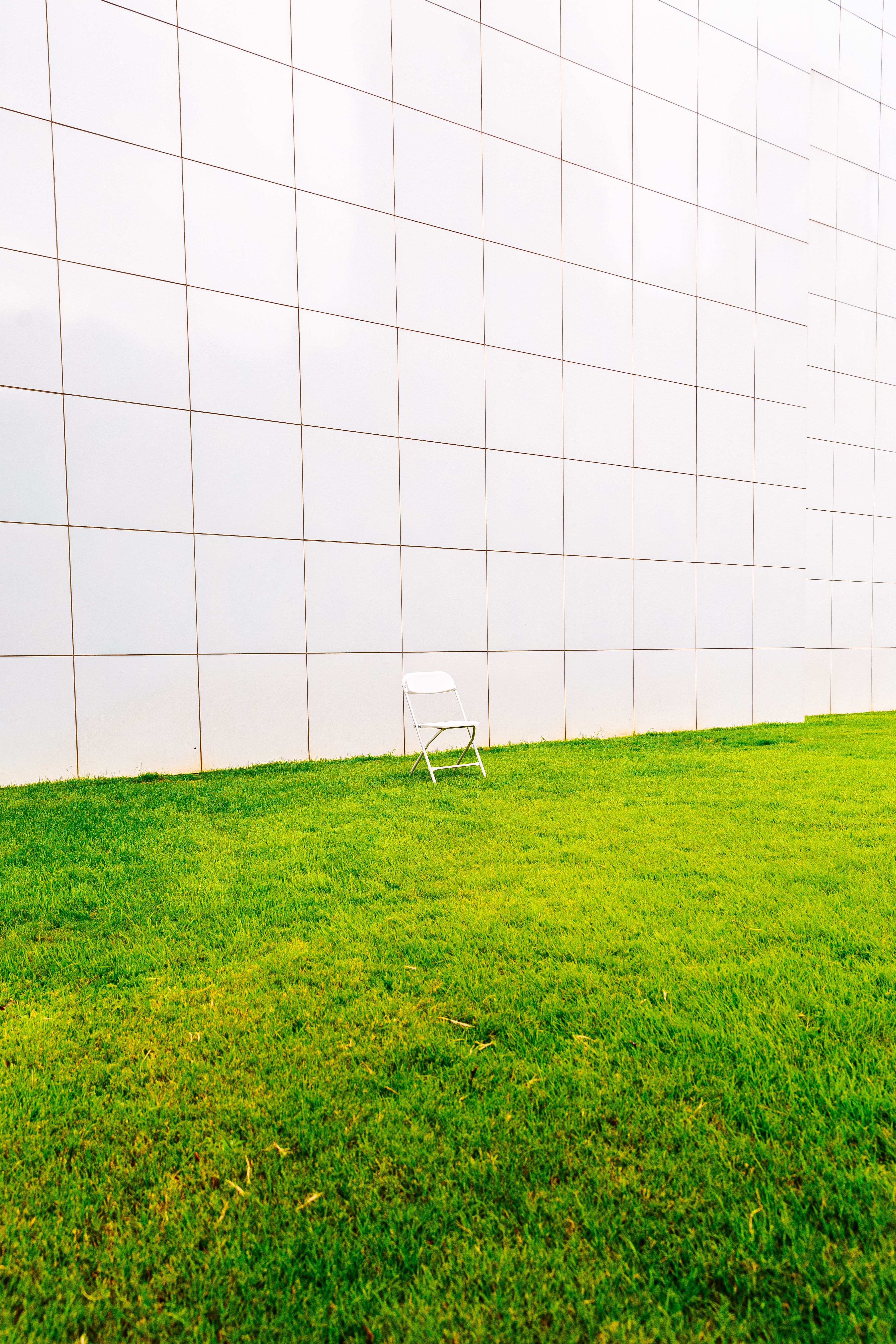 White Chair on Green Grass · Free Stock Photo