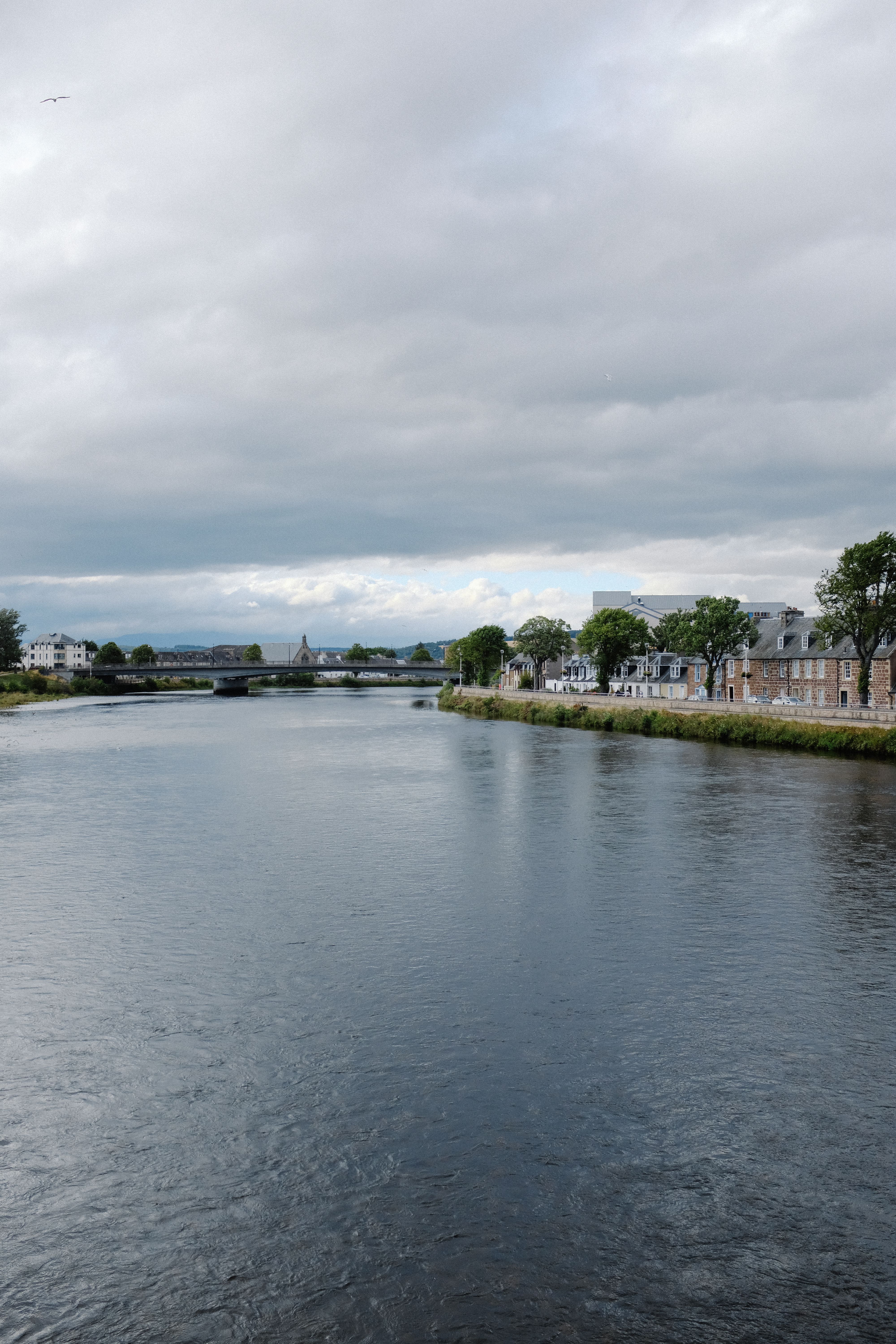 River Near a a Concrete Bridge · Free Stock Photo