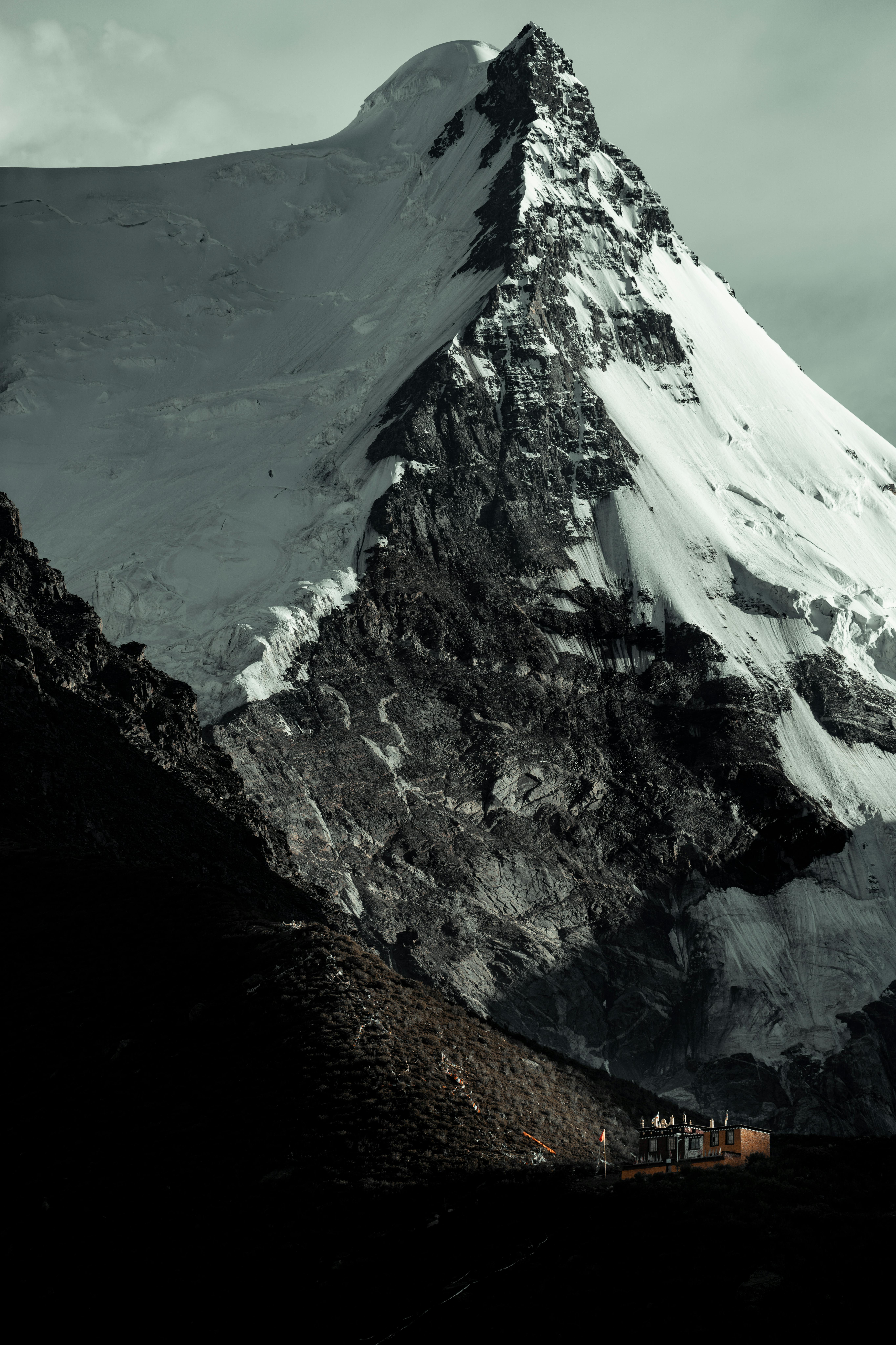 Pinnacle Snow Covered Rock Mountain · Free Stock Photo