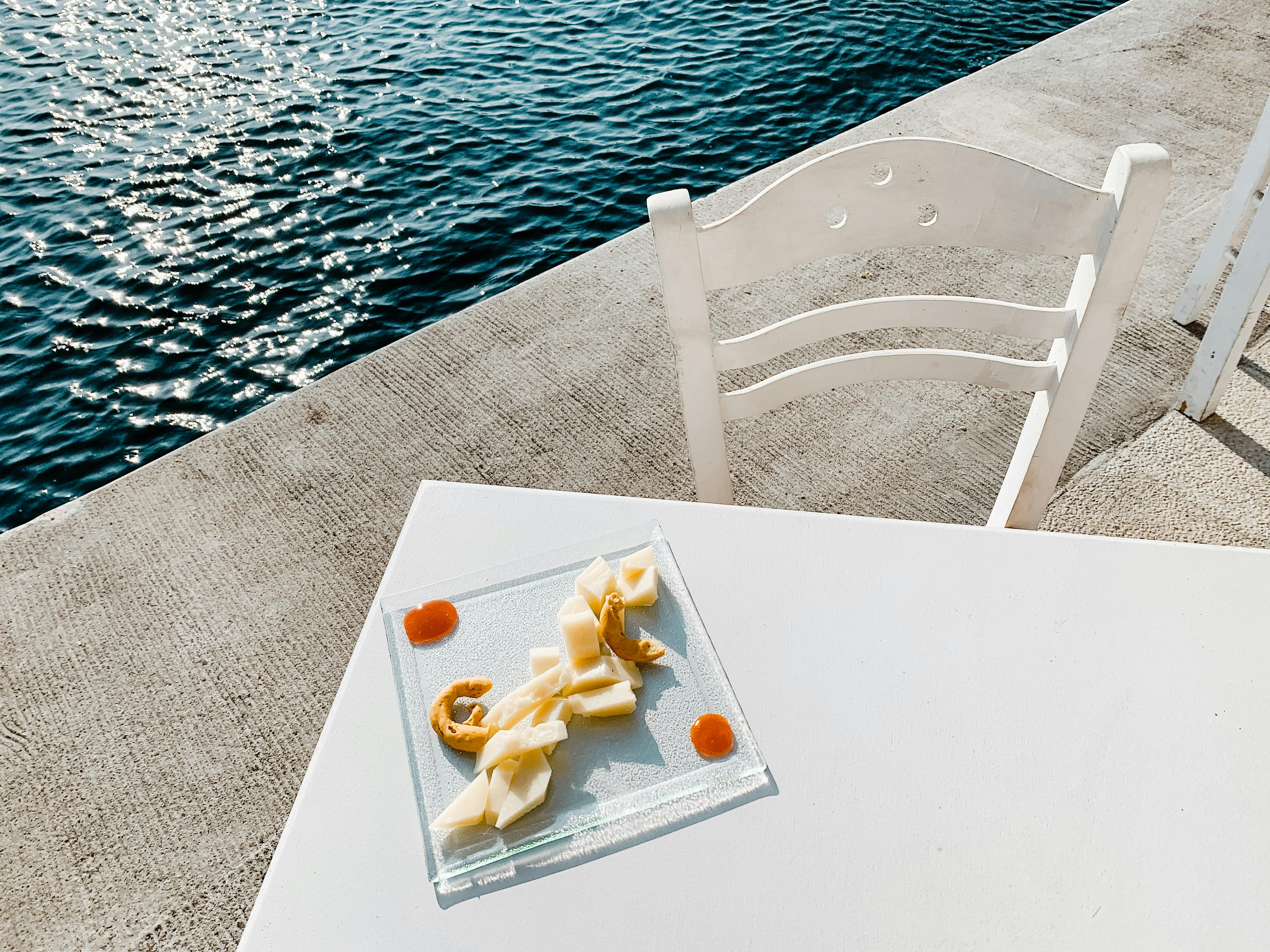 Food Served in a Square Glass Plate · Free Stock Photo