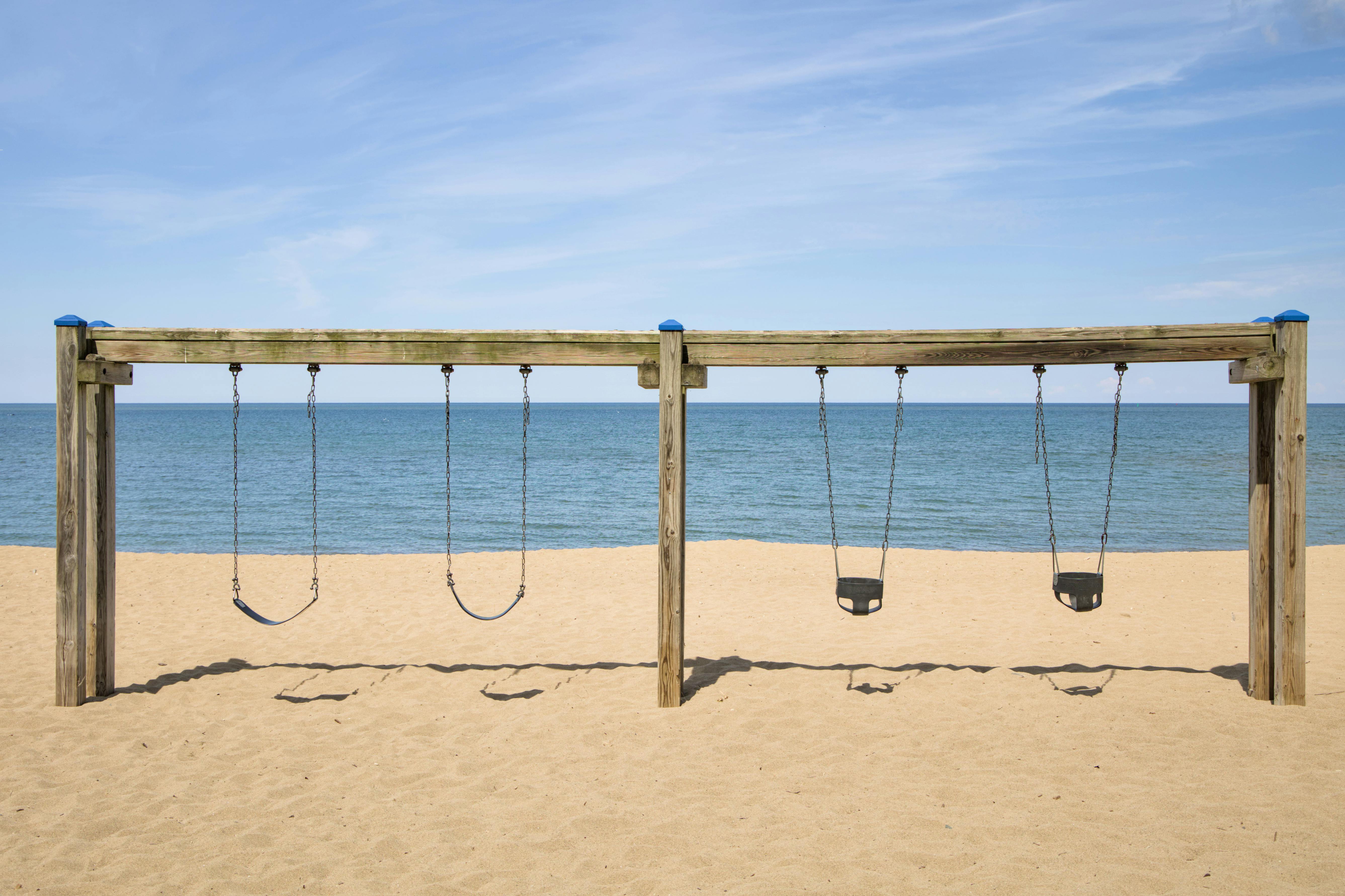 Swings at the Beach · Free Stock Photo