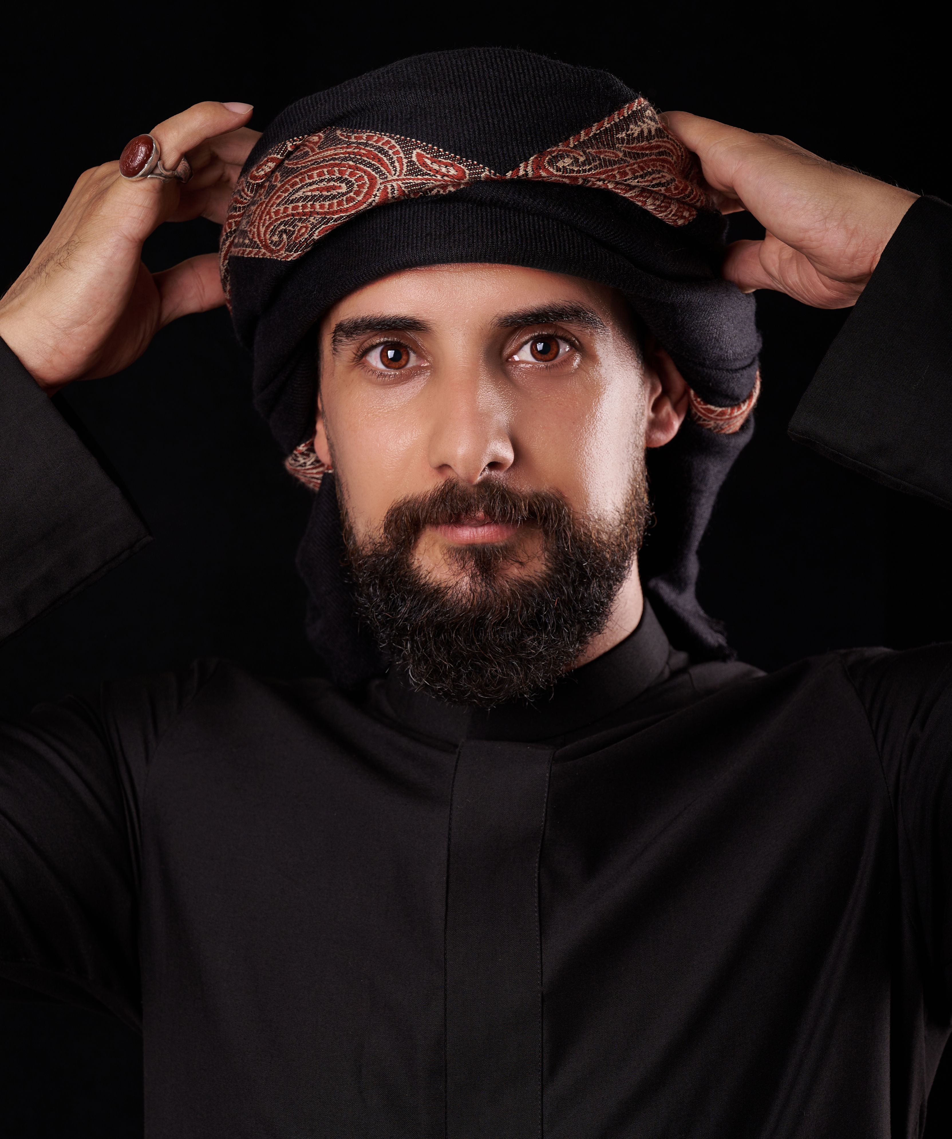 Man in Traditional Costume with Turban · Free Stock Photo