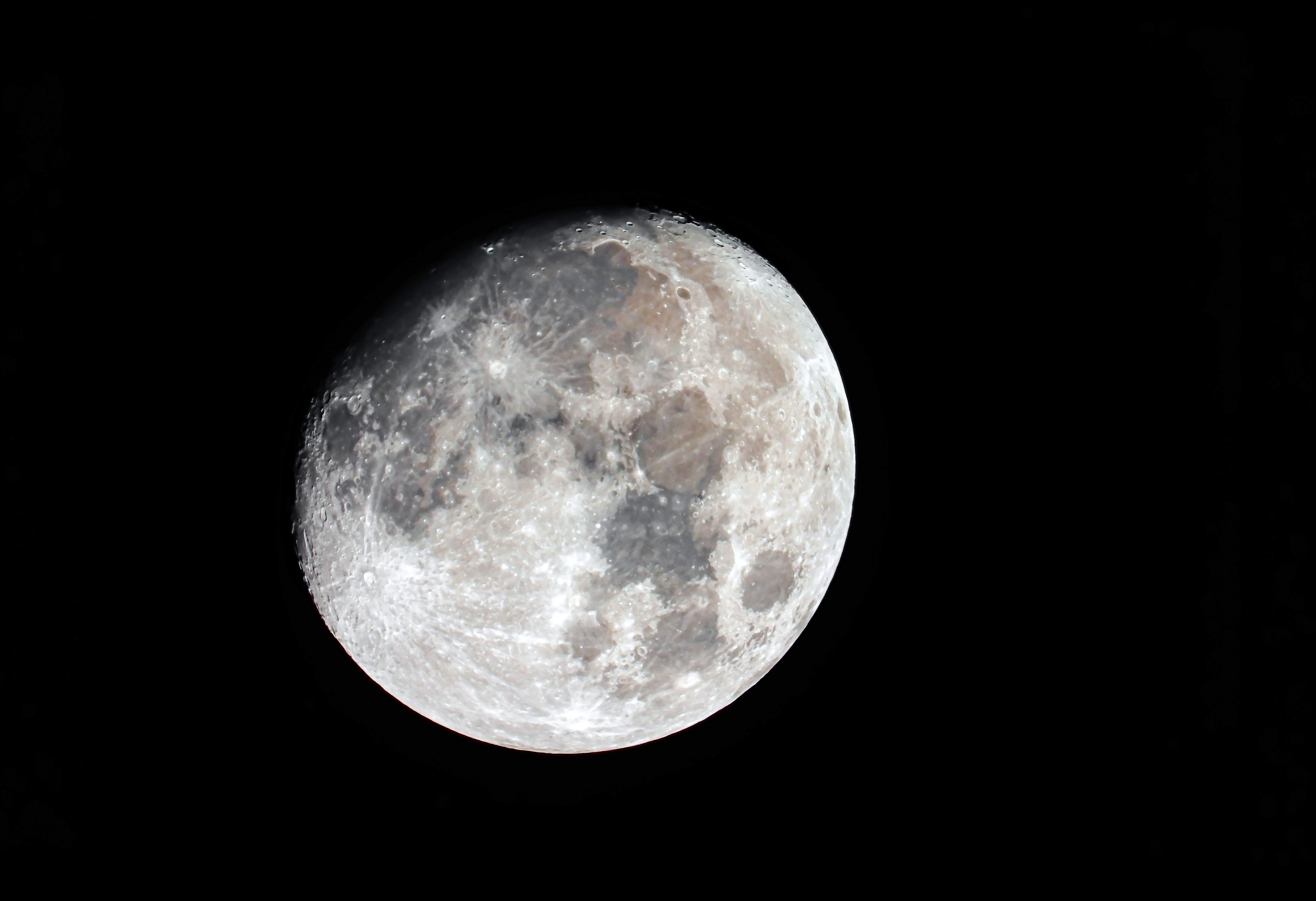 Beautiful Full Moon Under Night Sky · Free Stock Photo