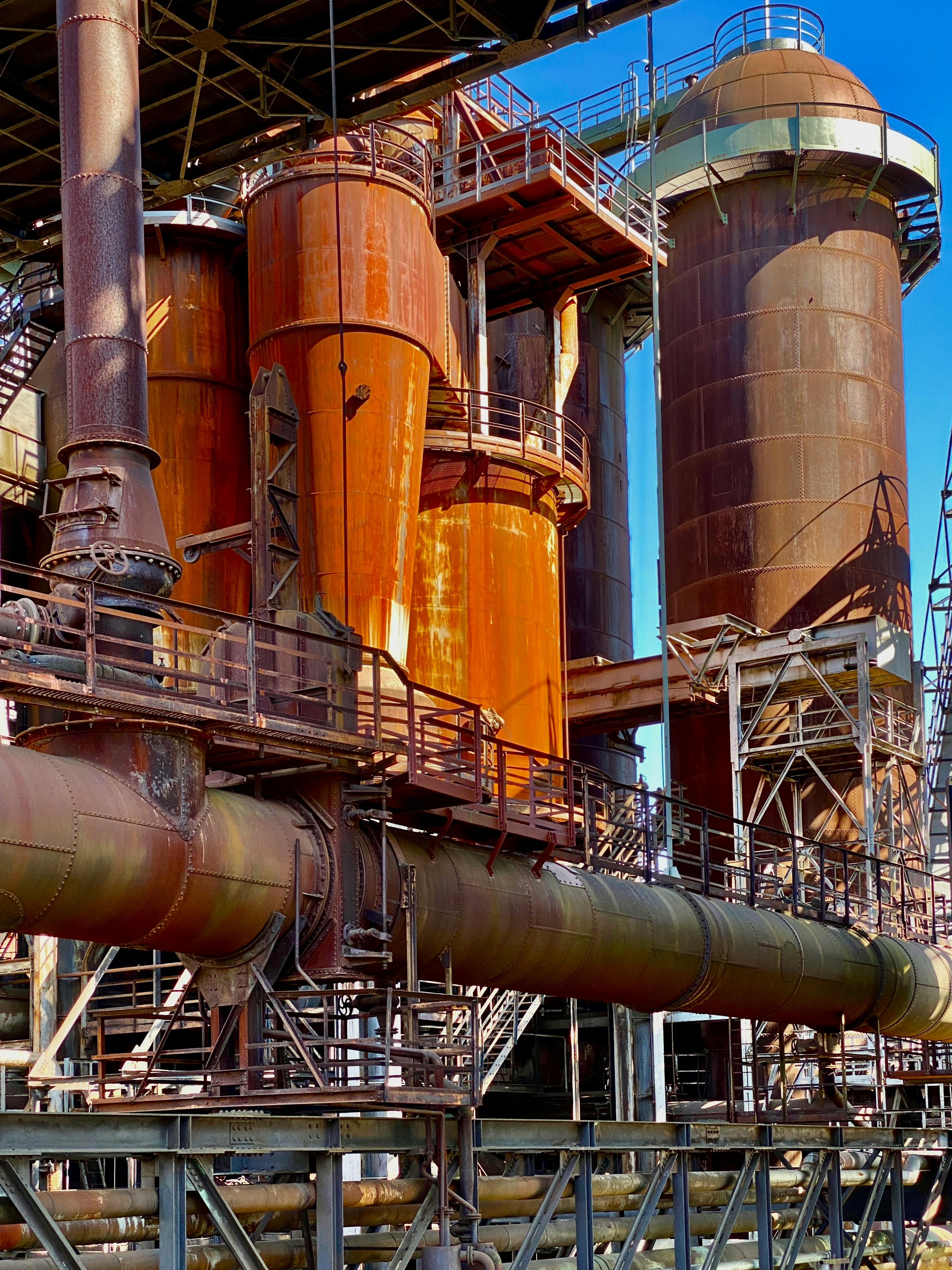 Pipes and Containers of Power Plant · Free Stock Photo