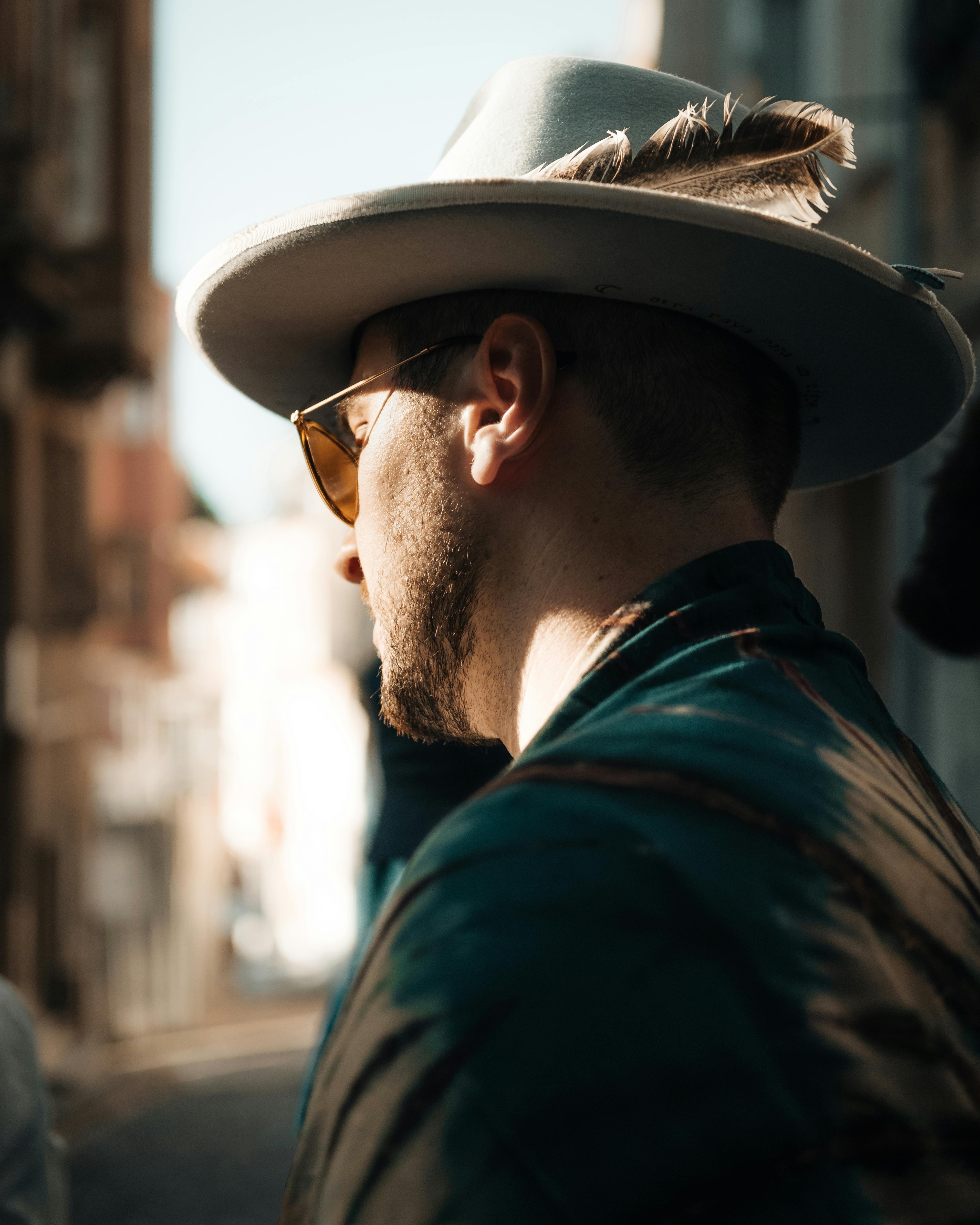 Close Up Photo of Man Wearing a Hat · Free Stock Photo