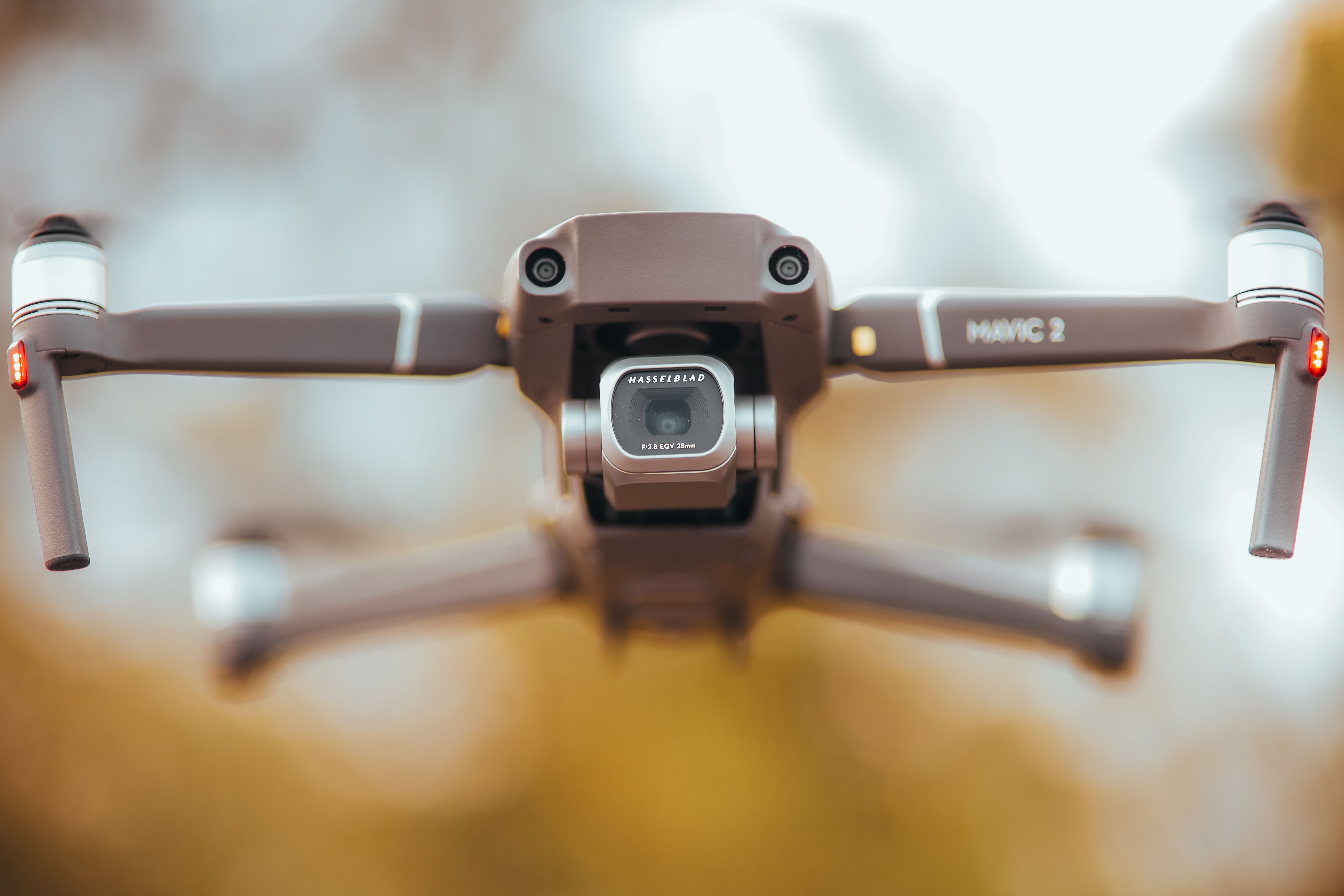 Close-Up Shot of a Flying Drone Camera · Free Stock Photo
