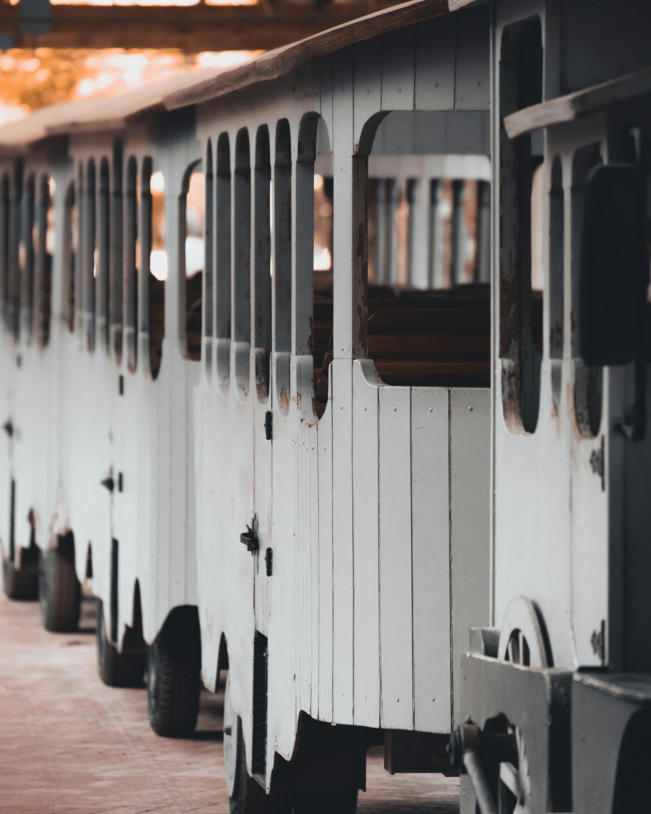 Old Wooden Train Carriages · Free Stock Photo