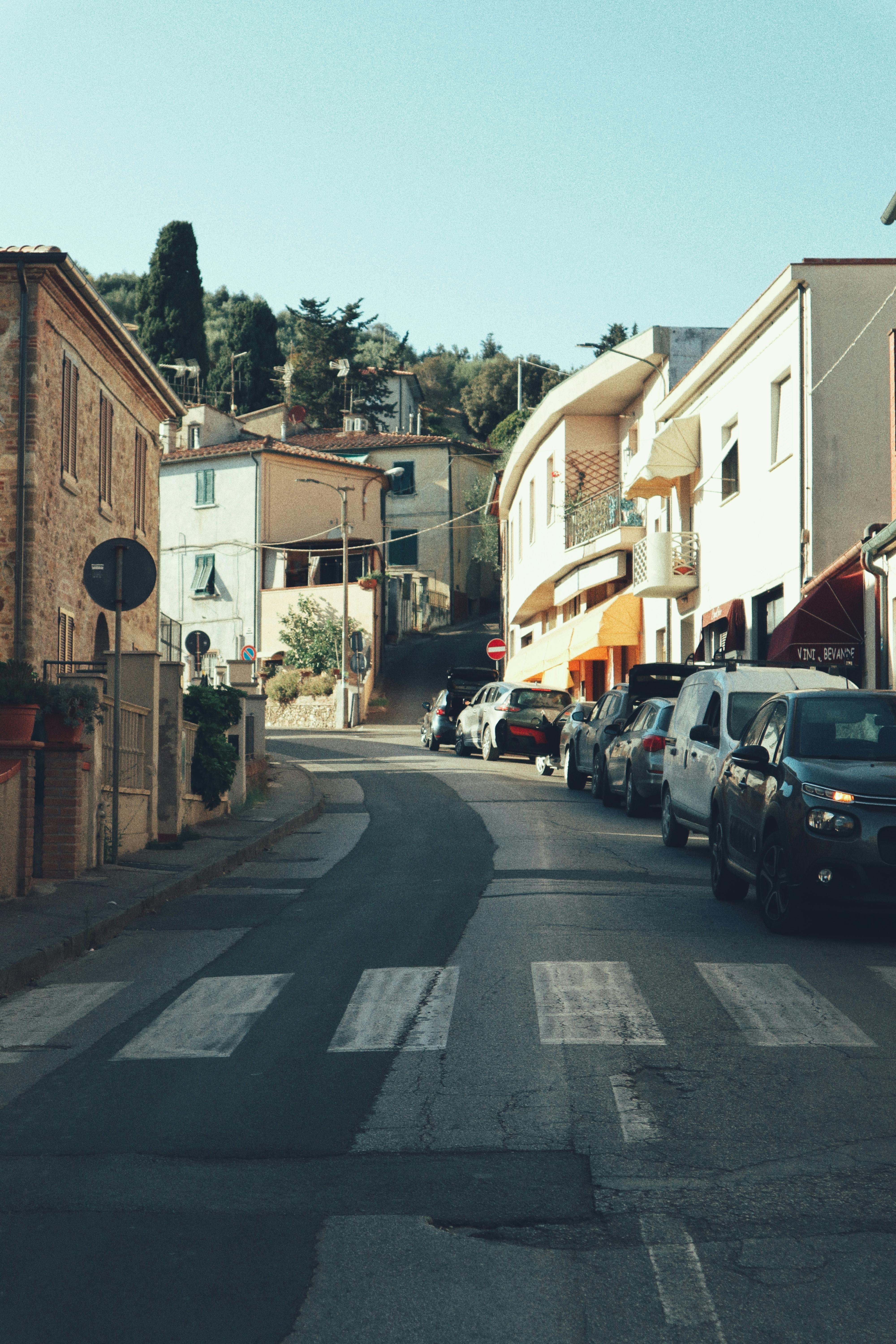 Cars Parked on the Side of the Road · Free Stock Photo