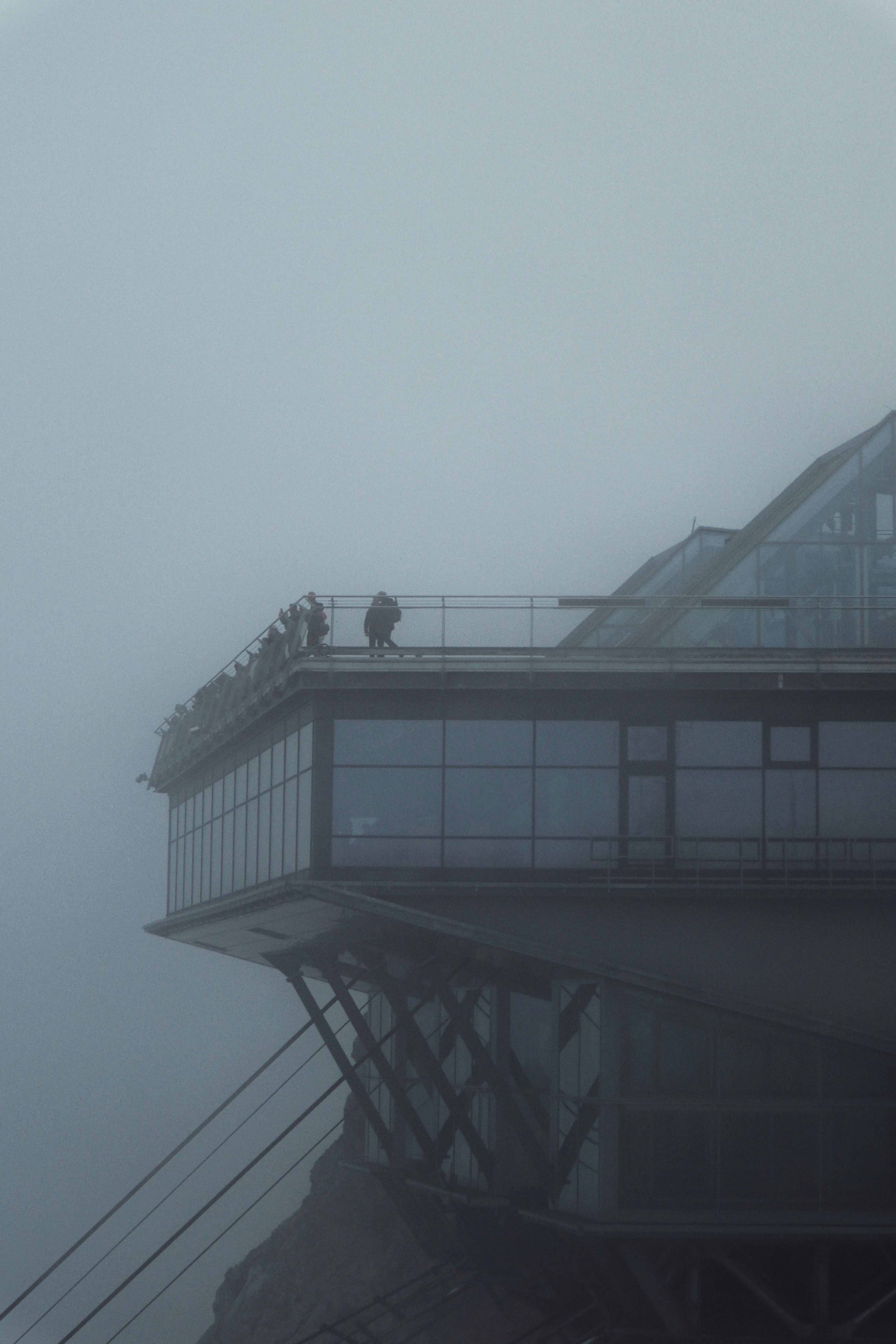 People Standing on a Viewing Deck · Free Stock Photo