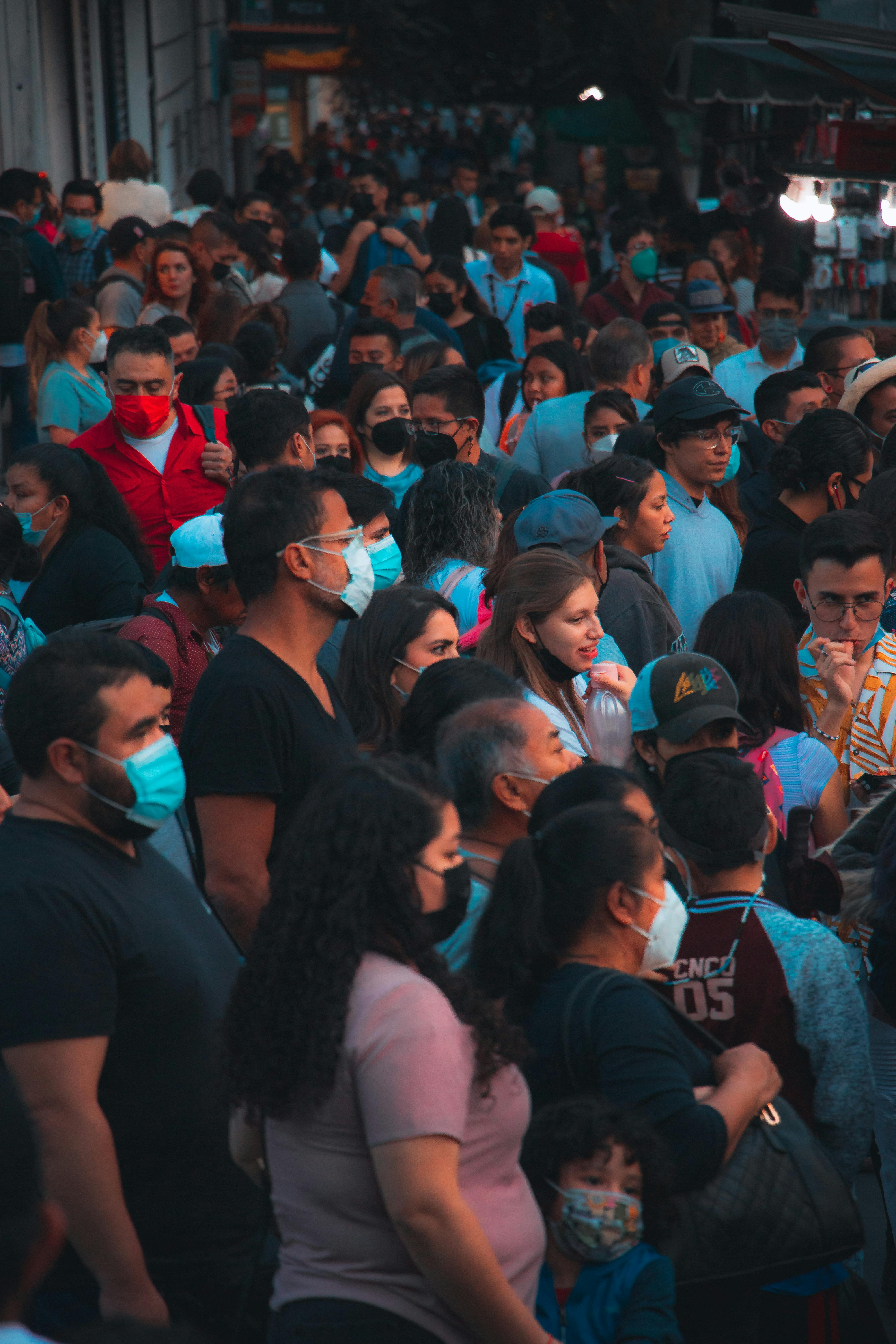 People Gathering on a Street · Free Stock Photo