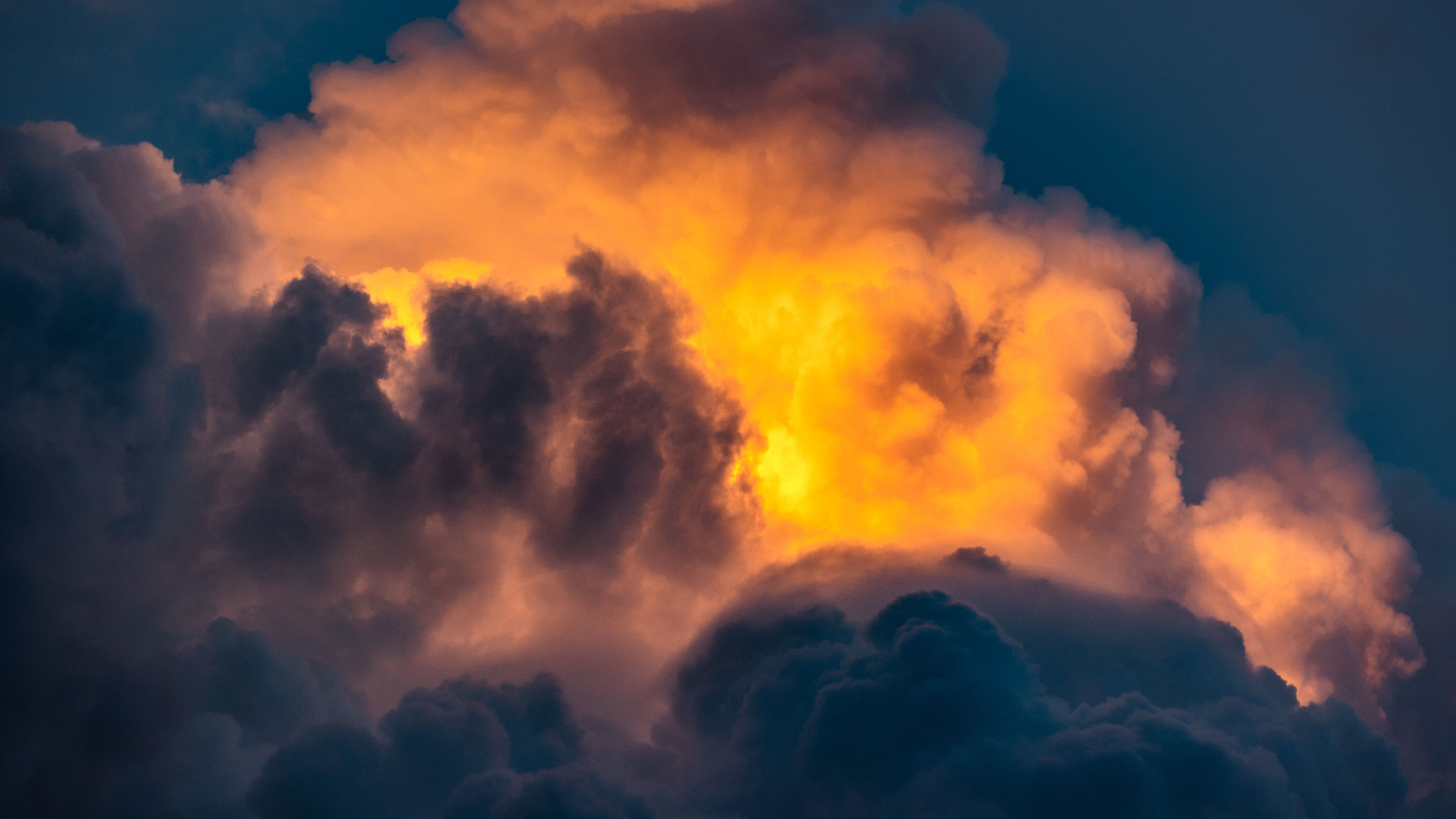 Orange Clouds · Free Stock Photo
