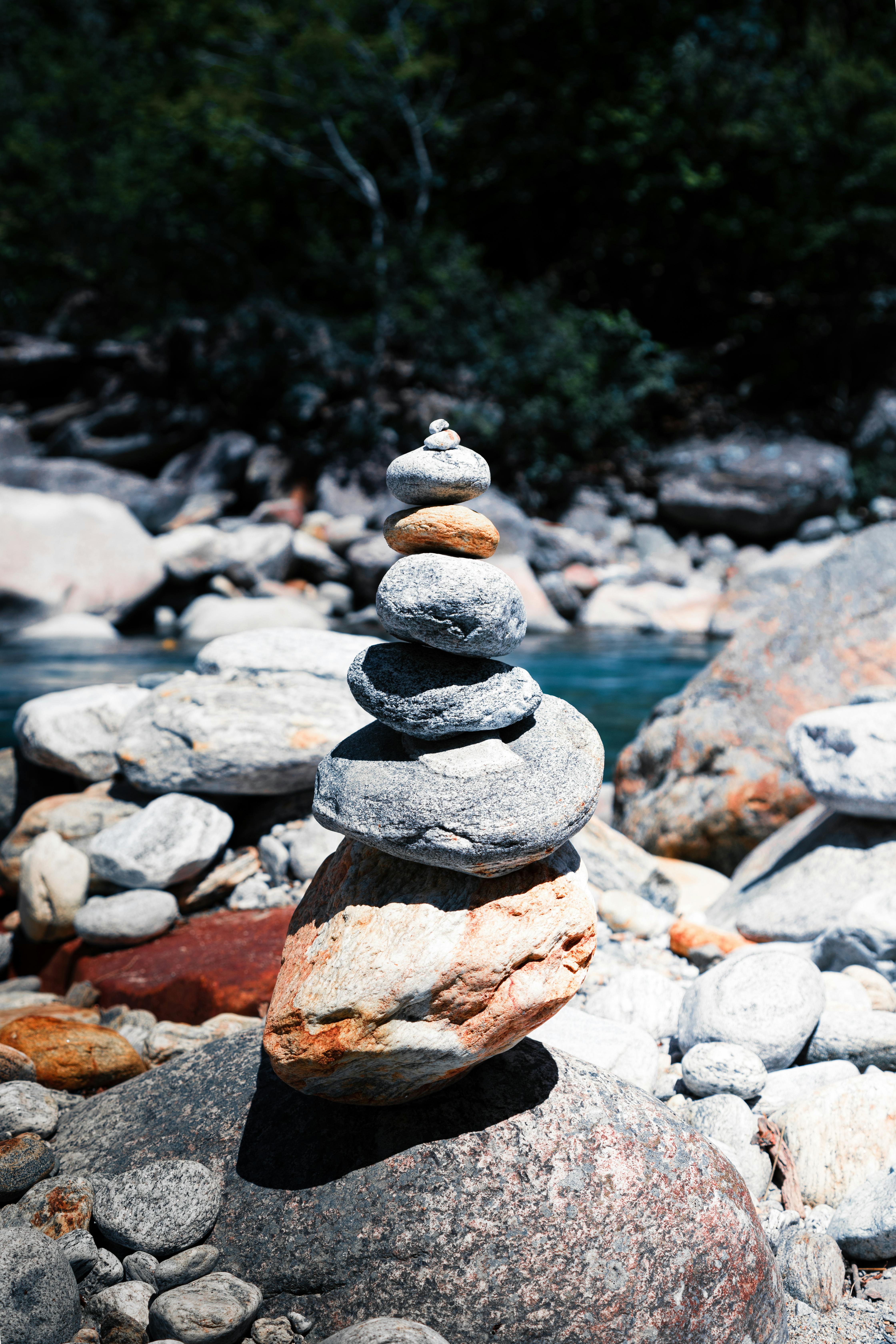 Gray and Brown Stone Stack · Free Stock Photo