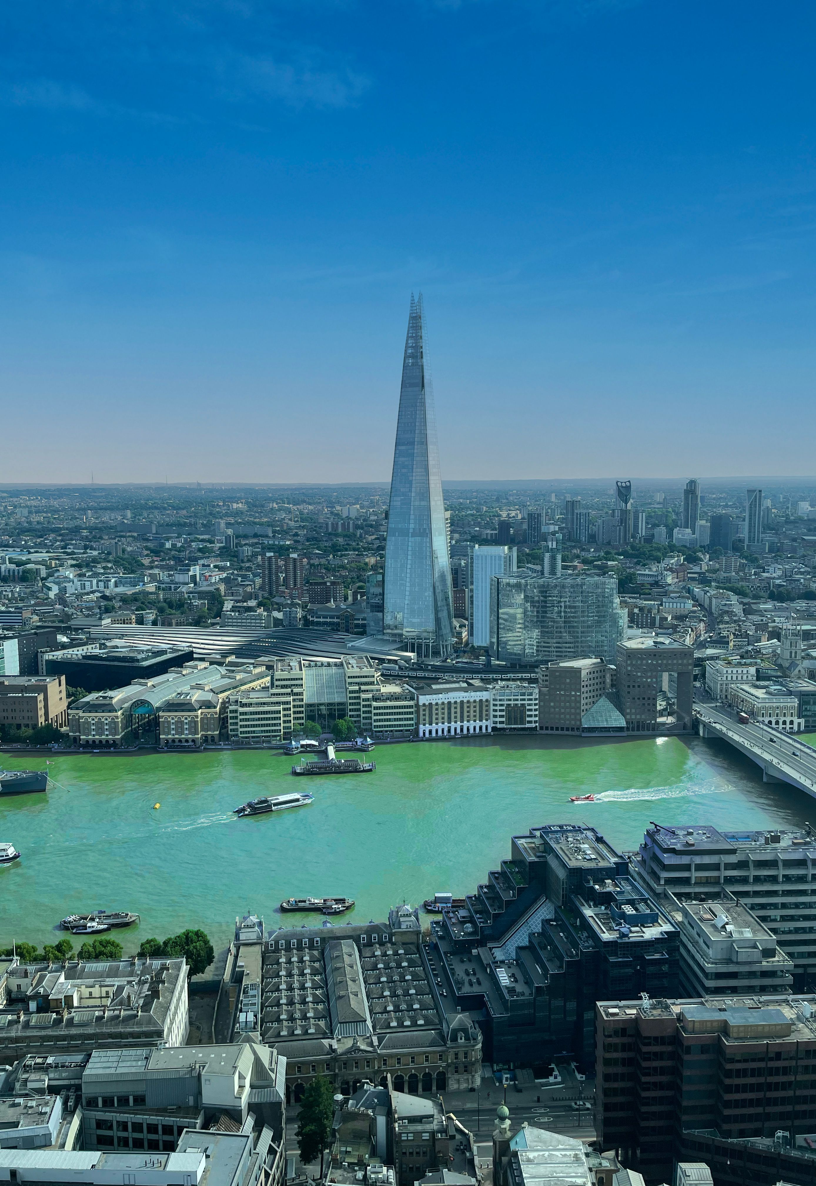 Aerial View of The Shard in London, England · Free Stock Photo