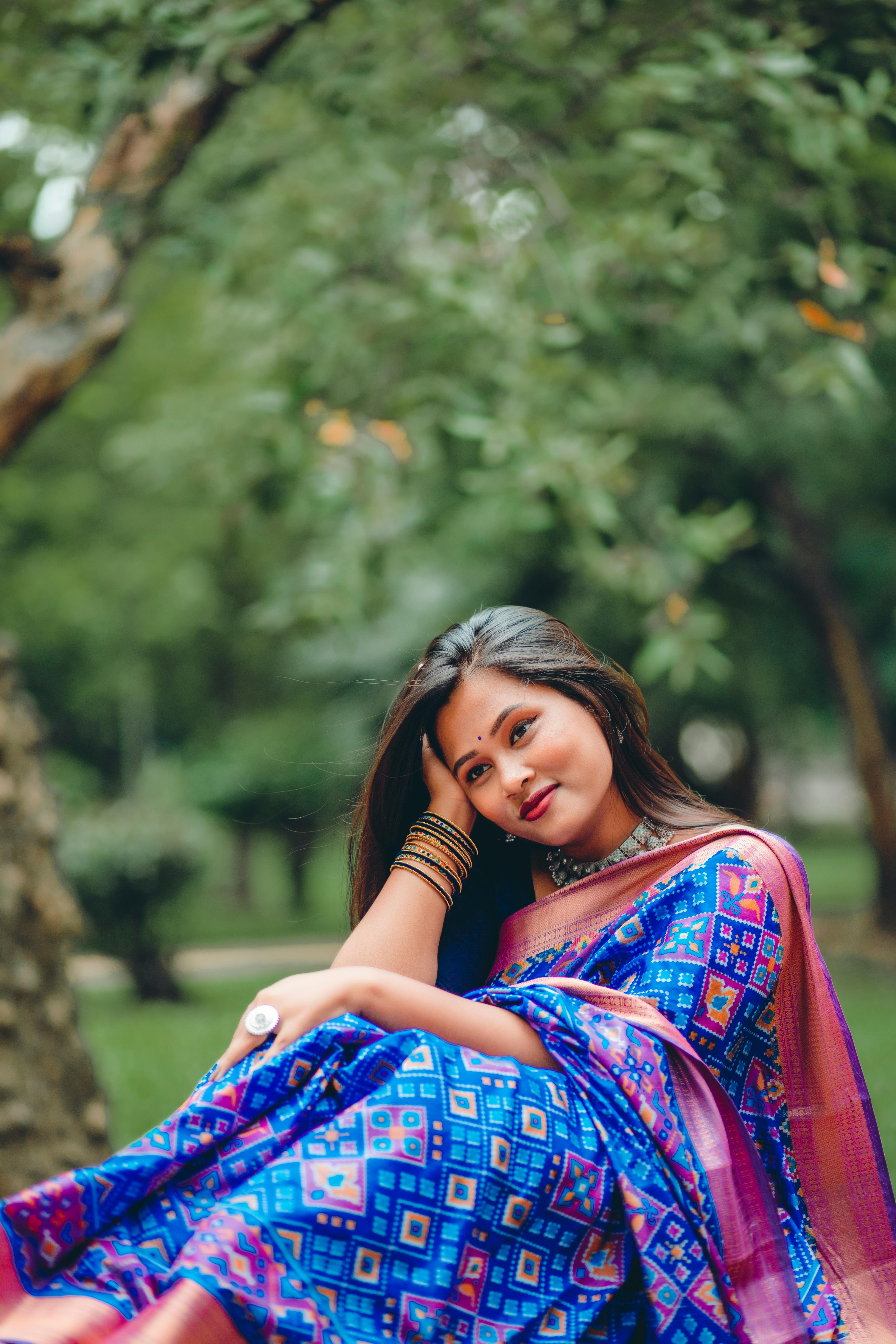 Women Wearing Traditional Dresses Looking Afar · Free Stock Photo